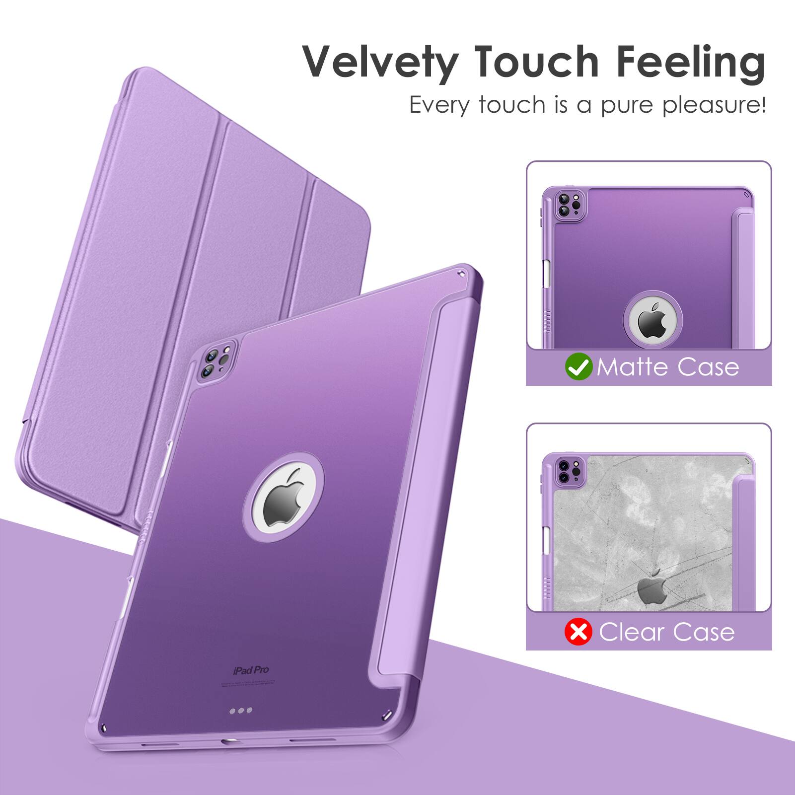 DTTO Case for iPad Air 13" (M2/M3) and iPad Pro 12.9" (3rd/4th/5th/6th ...