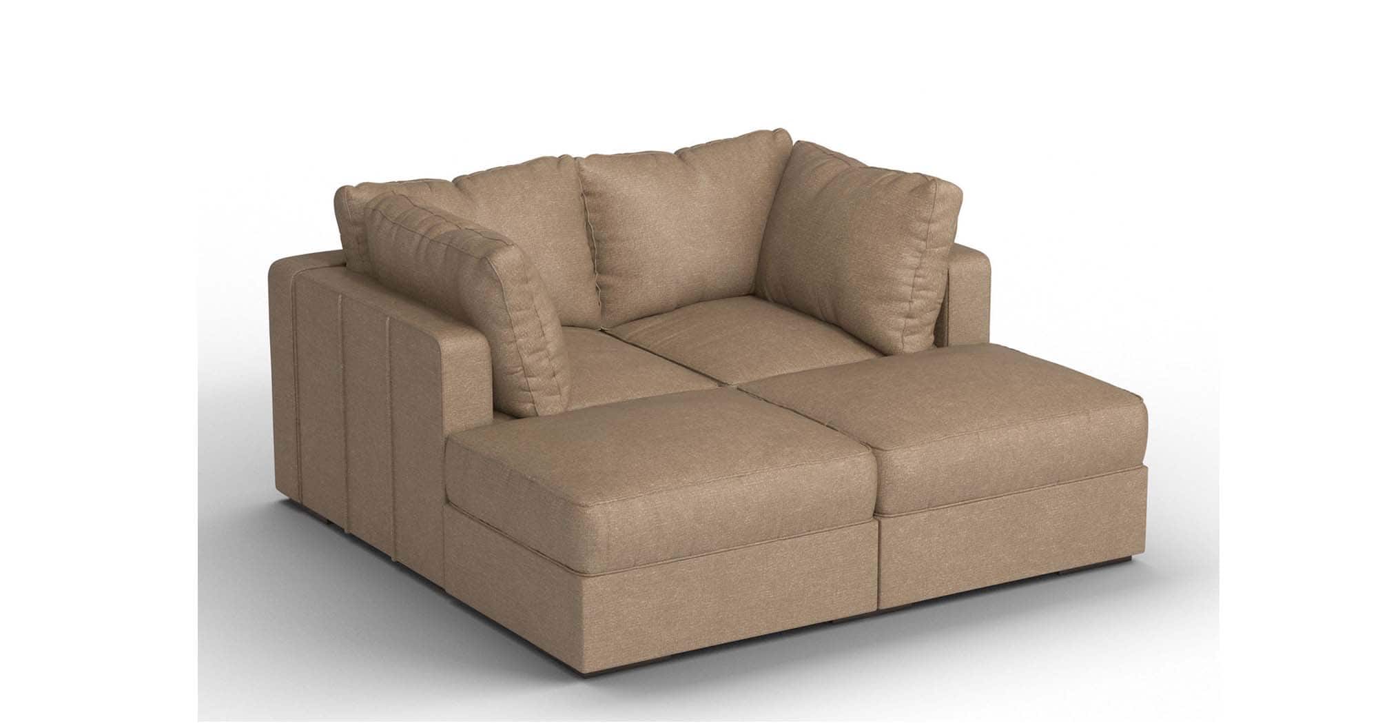 Taupe Combed Chenille Lovesac