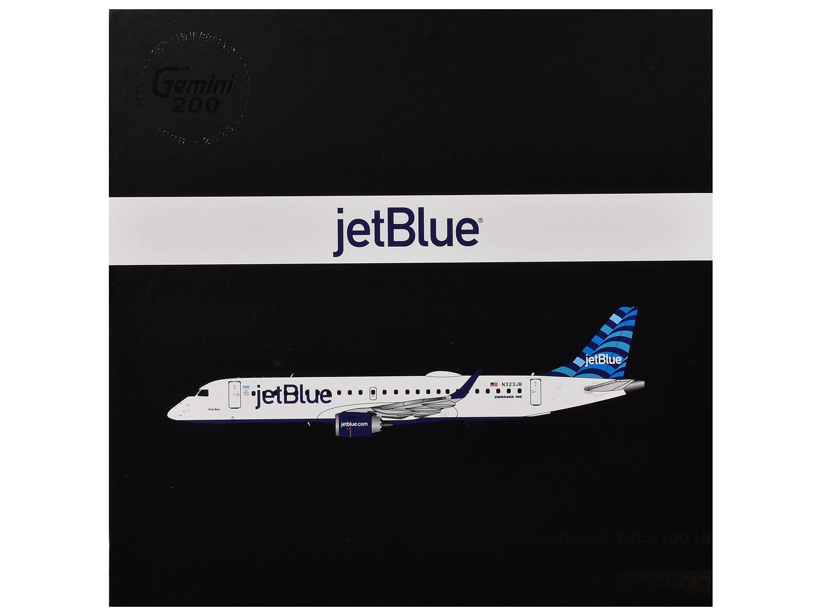 GeminiJets Embraer ERJ 190 Commercial Aircraft JetBlue Airways (N323JB ...