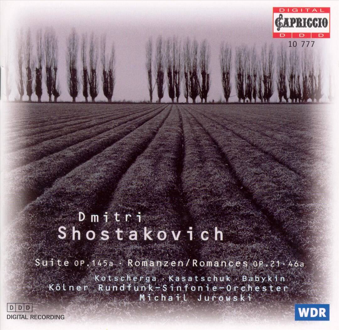 Shostakovich: Suite, Op. 145a; Romances, Op. 21 & 46a [CD] - Best Buy
