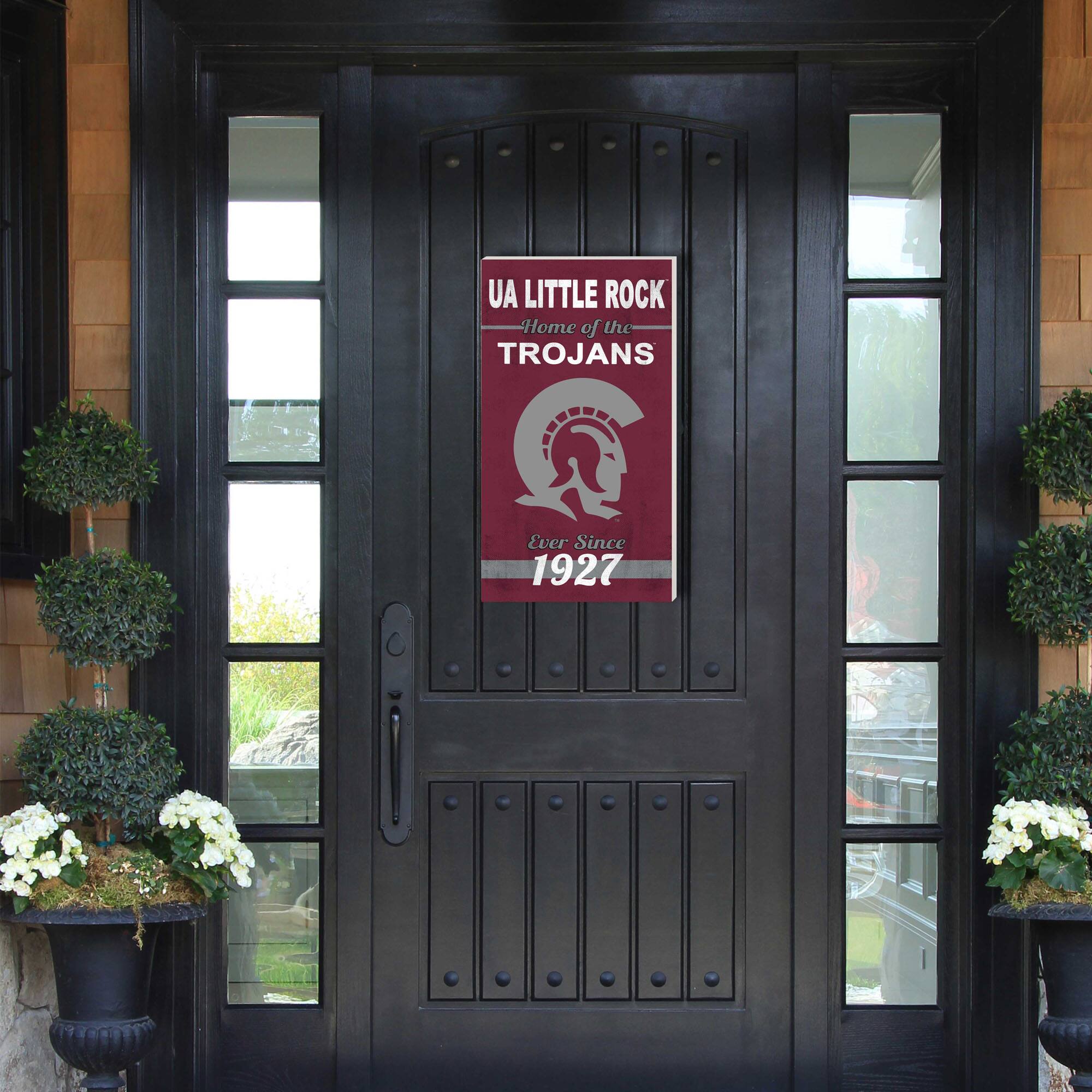 Jardine Arkansas Little Rock Trojans 11'' x 20'' Indoor/Outdoor Home Of ...