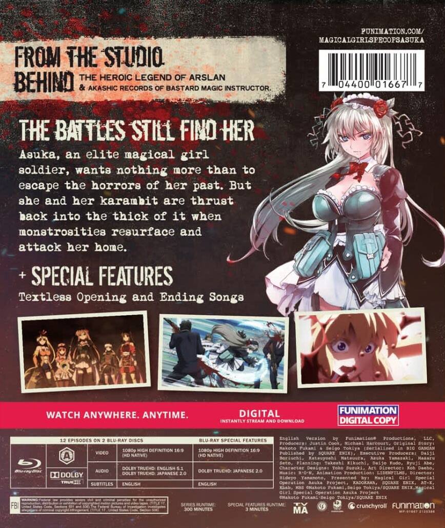 Magical Girl Spec Ops Asuka: Complete Series BLU RAY - Best Buy