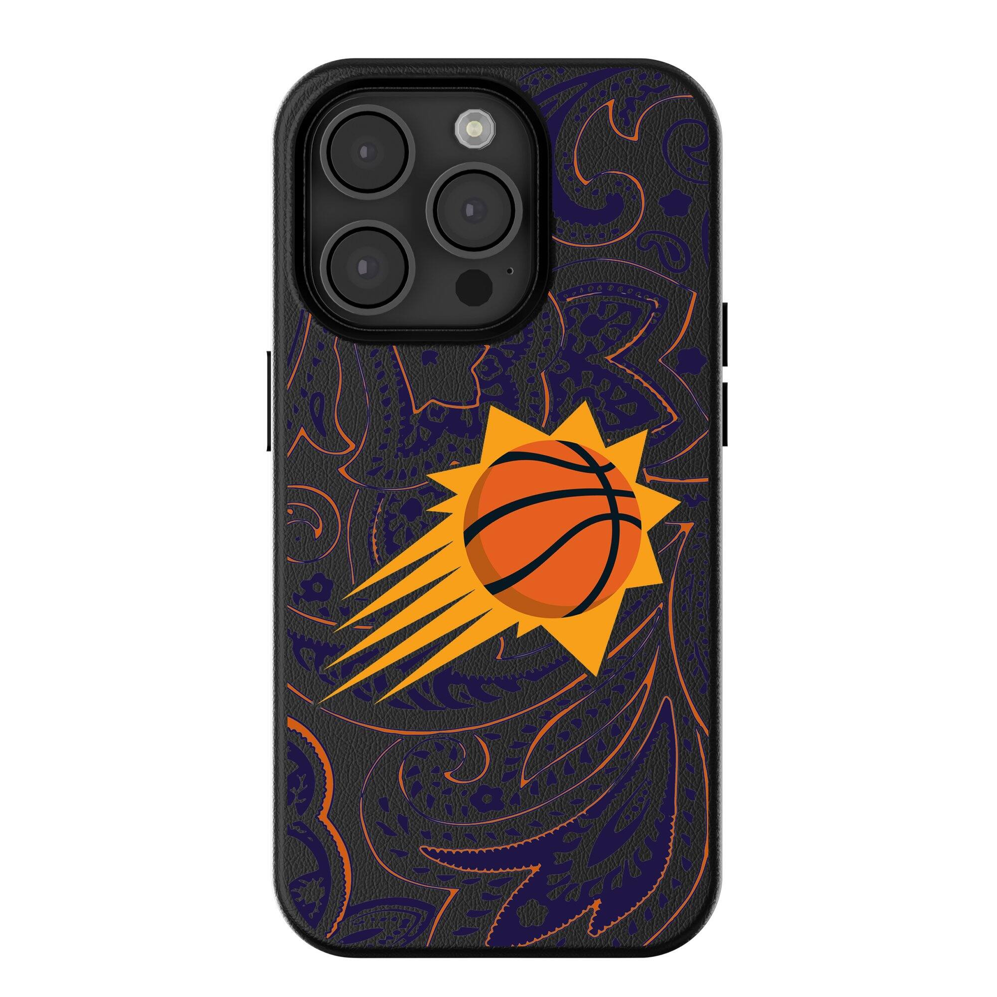Keyscaper NBA Phoenix Suns Paisley iPhone Magnetic Bump Case 16 Pro Max ...