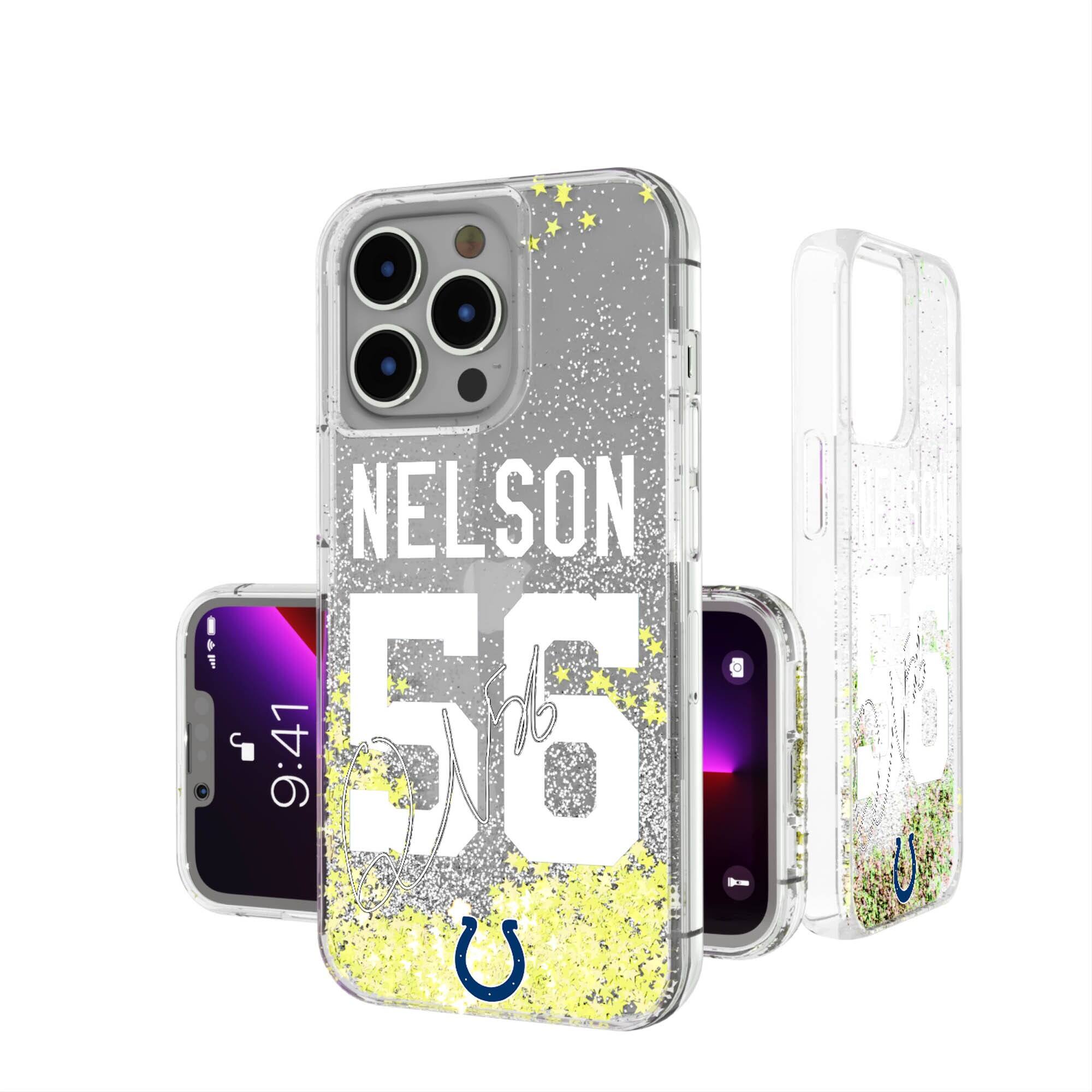 Glitter Keyscaper - NFL - Quenton Nelson Indianapolis Colts iPhone ...
