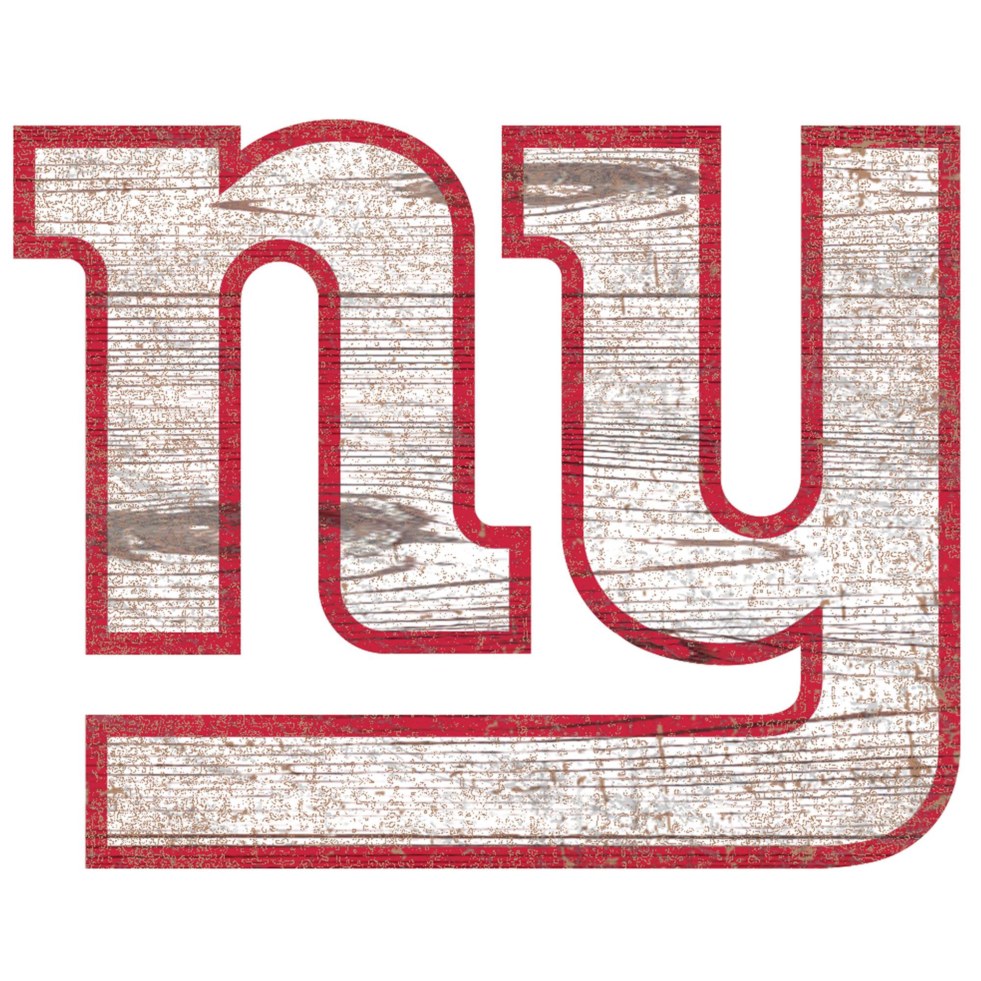 Fan Creations New York Giants Distressed Logo Cutout Sign Multicolor ...
