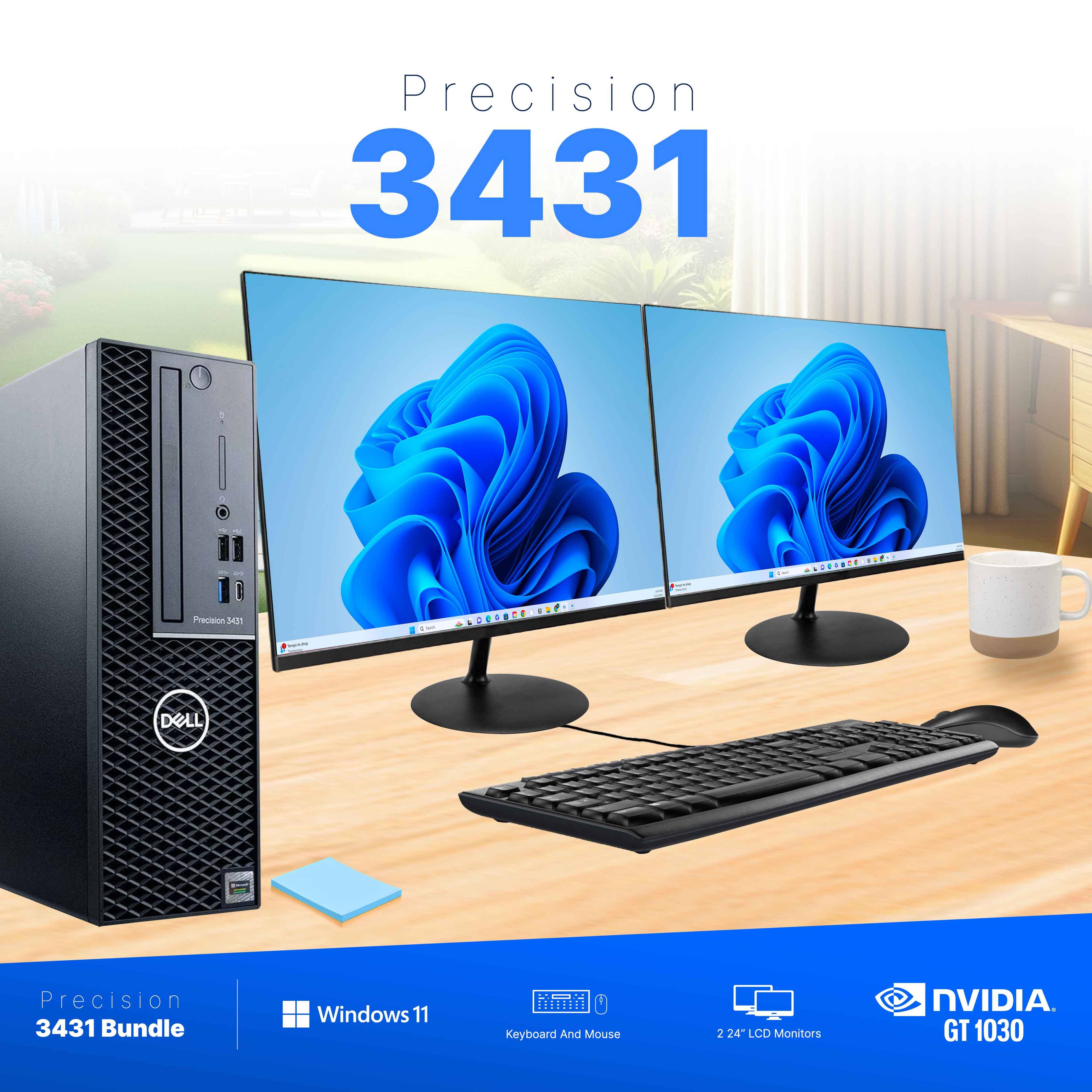 Dell Refurbished Excellent Precision 3431 Desktop Computer Intel i5 ...