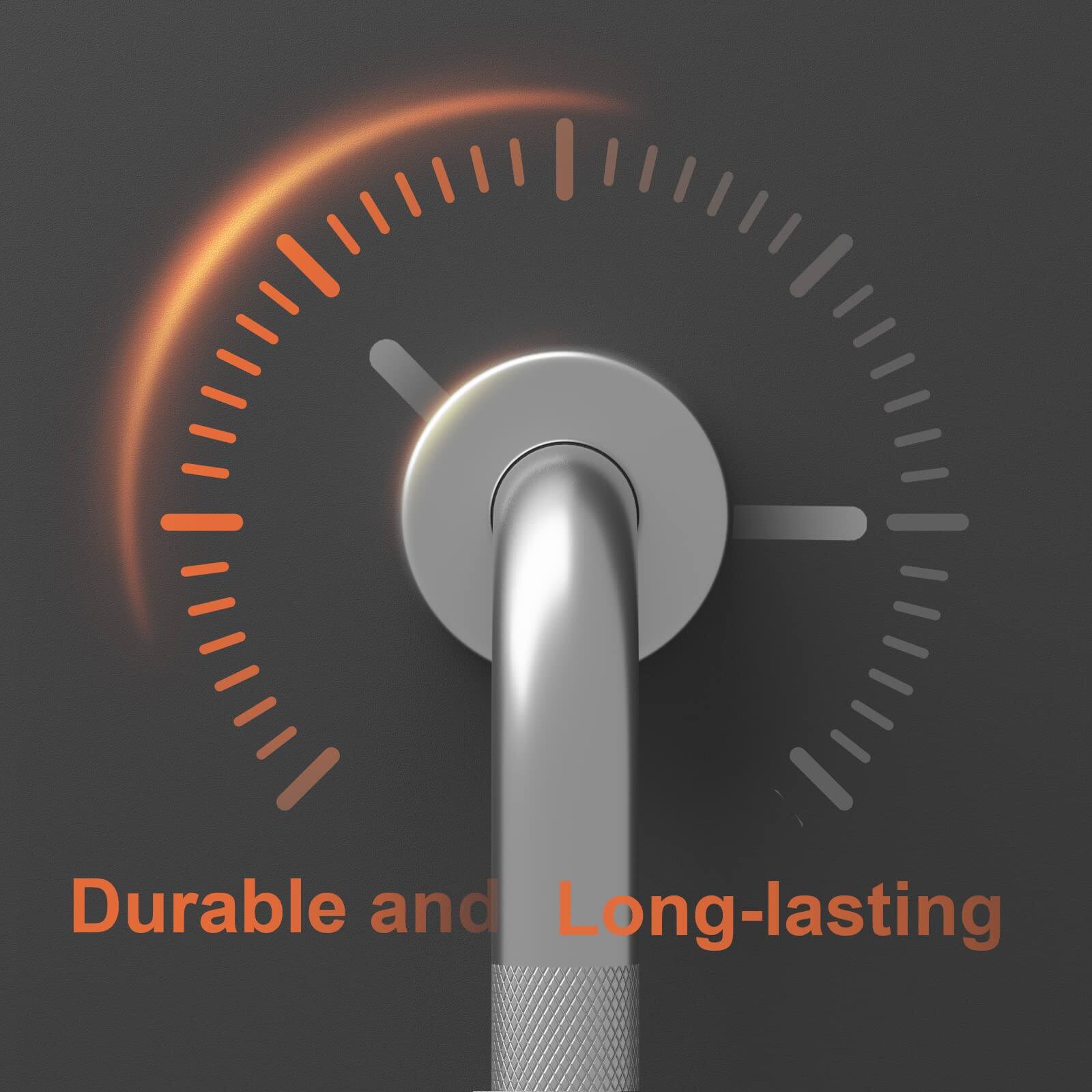 Paradigms Interiors Satin Brushed Nickel Shower Grab Bars W anti slip ...