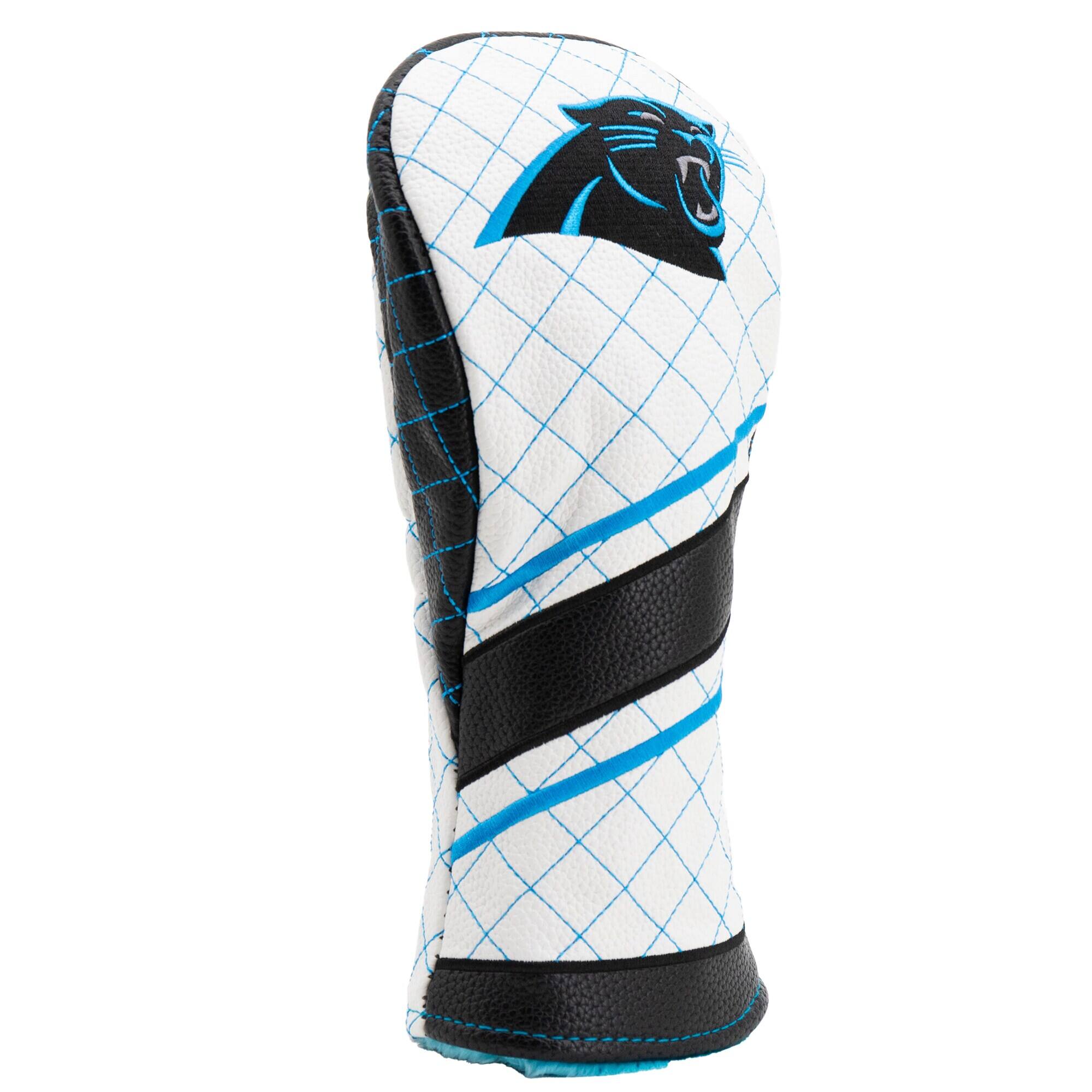 Team Golf Carolina Panthers Striped Quilted Fairway Headcover ...