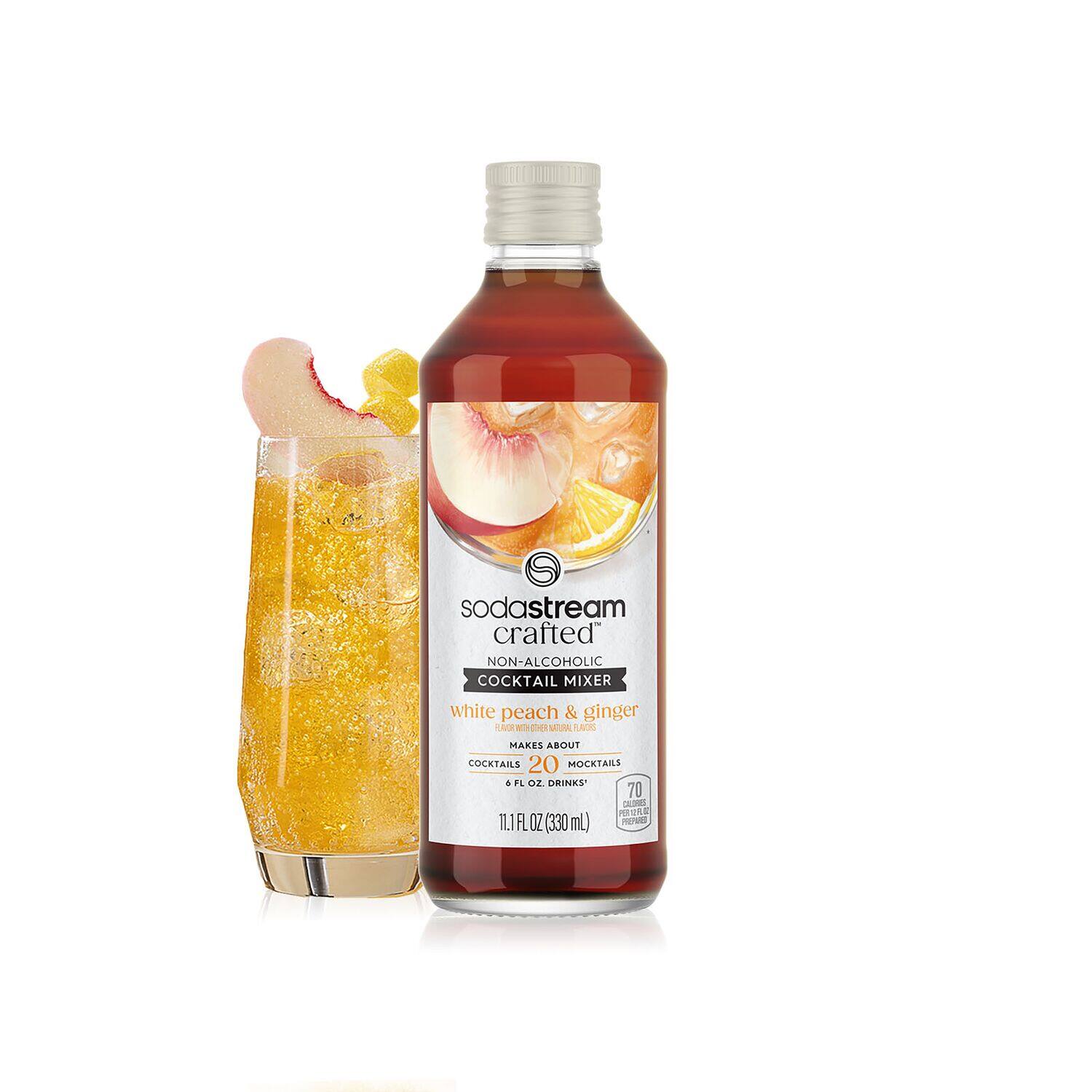SodaStream Crafted Mixers White Peach Ginger Drink Mix 3 Pack - Best Buy