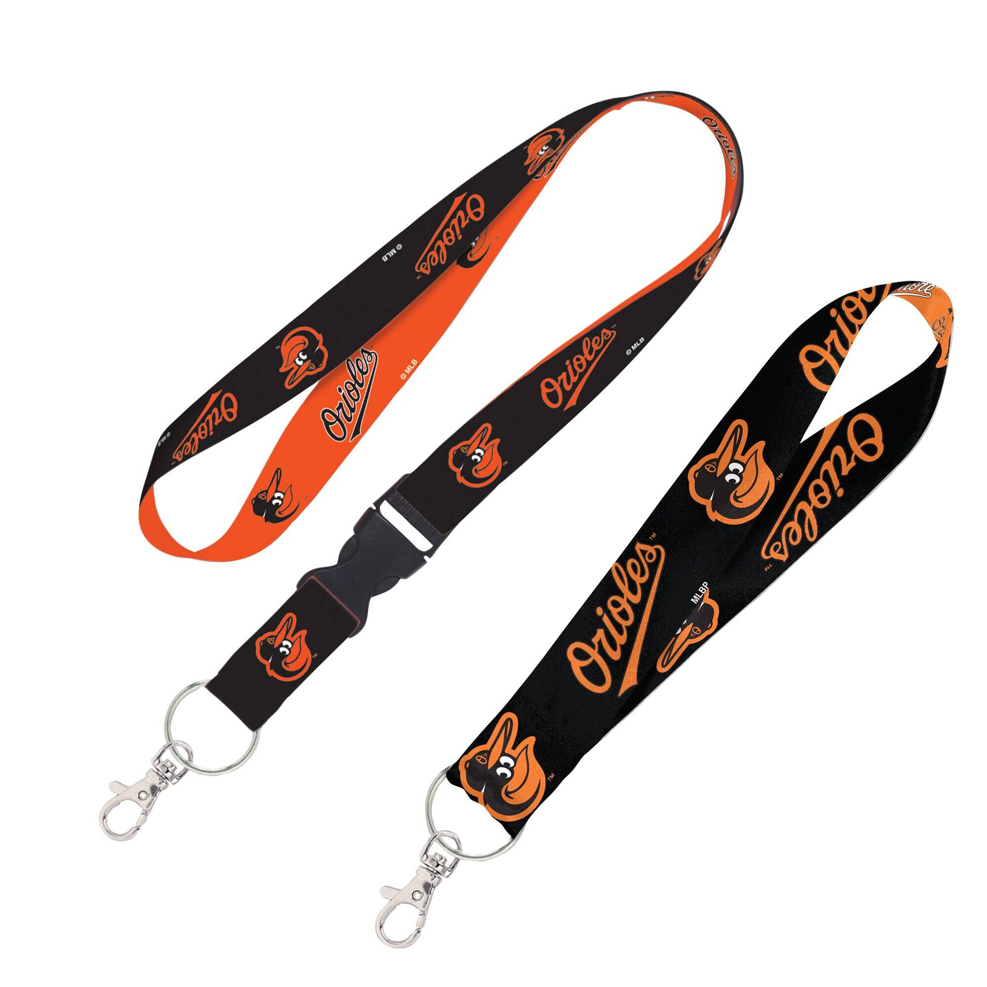 WinCraft Baltimore Orioles 2 Pack Lanyard with Detachable Buckle & Key ...