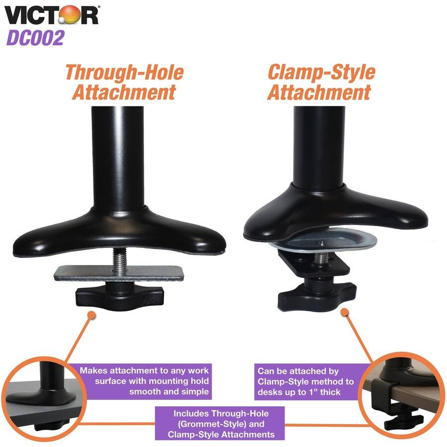 Customer Reviews: Victor Monitor Mount with Single and Dual Arm ...