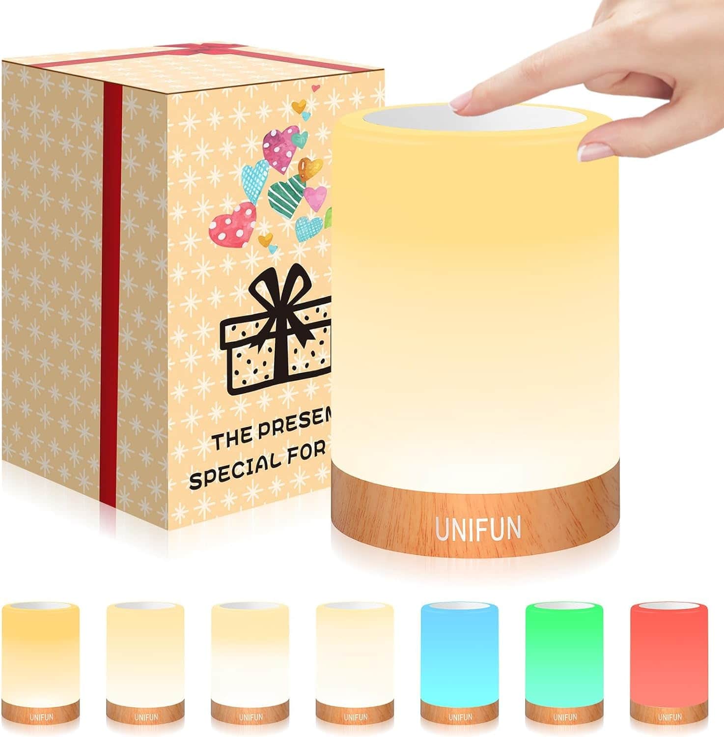 Stamp n Camp - Table Lamp Touch Sensor Bedside Lamps Dimmable Warm ...