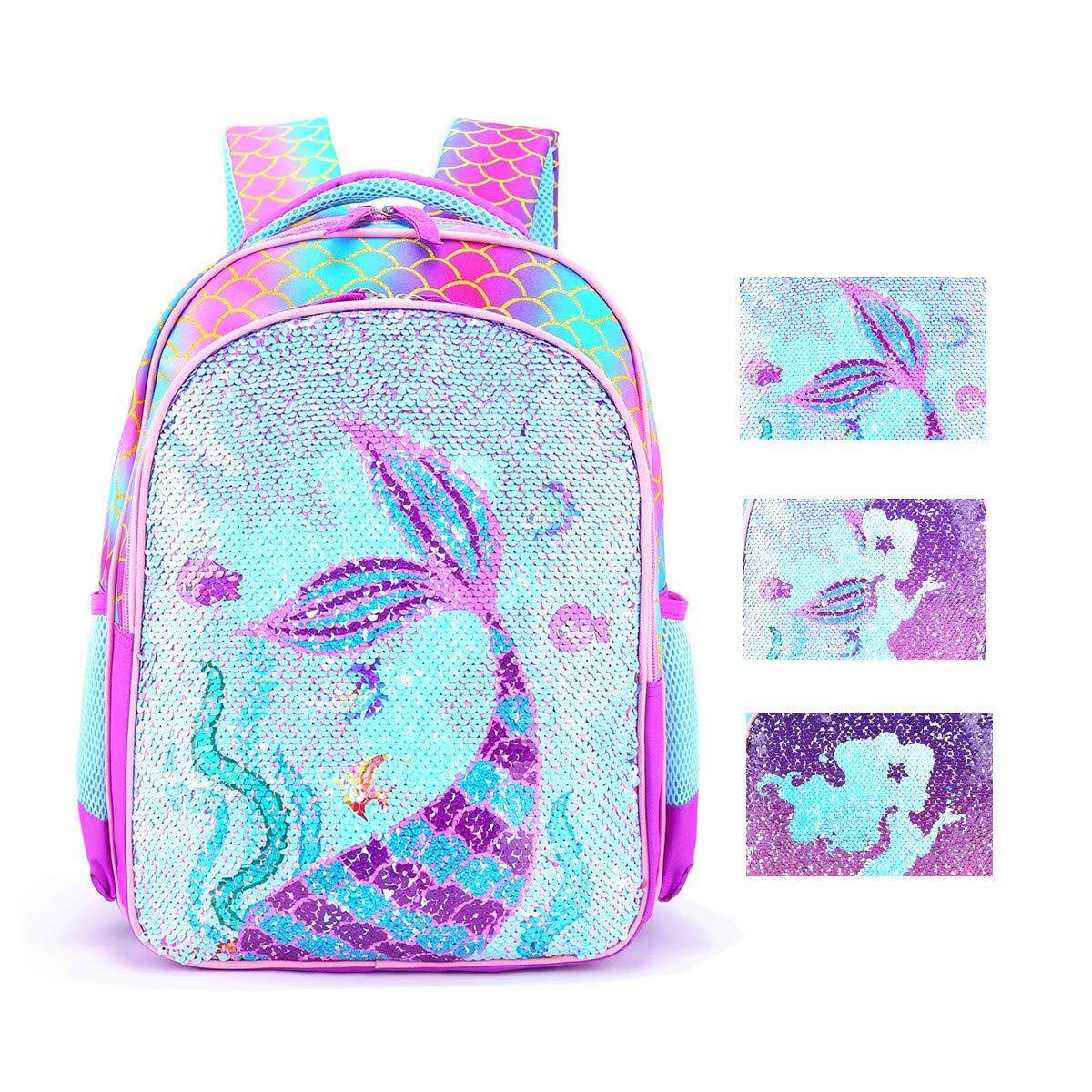 Stamp n Camp - Reversible Sequin School Lightweight Little Book Bag For ...