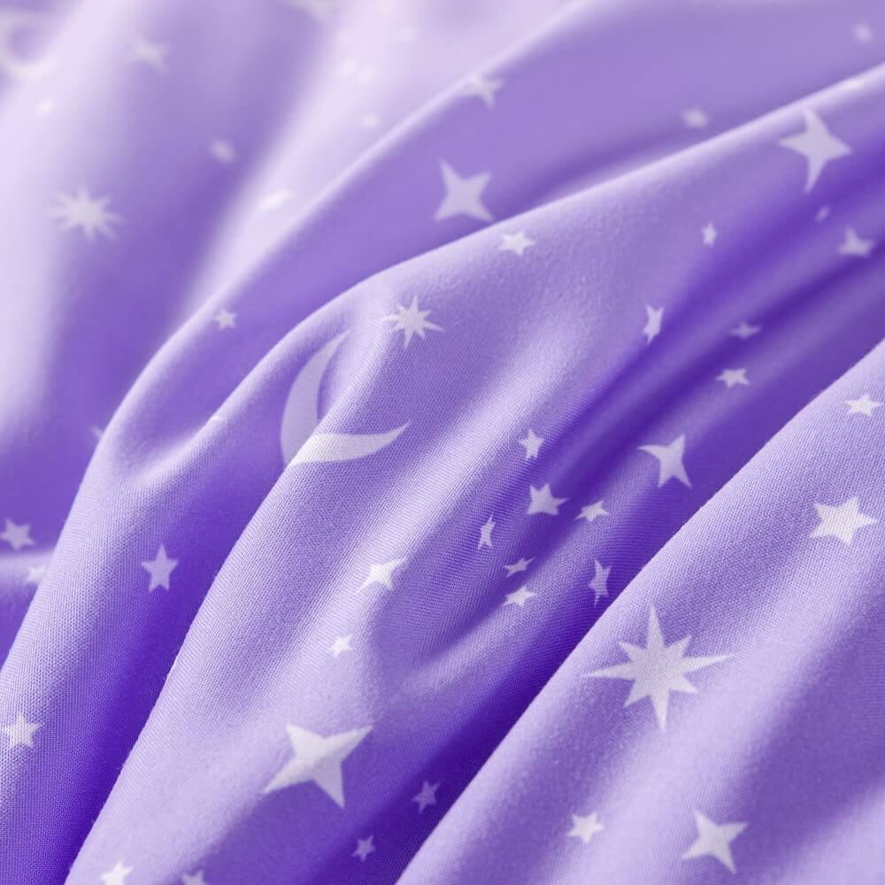 Reds Spade Comforter Set For 6pcs Bed In A Bag Gradient Moon Stars ...