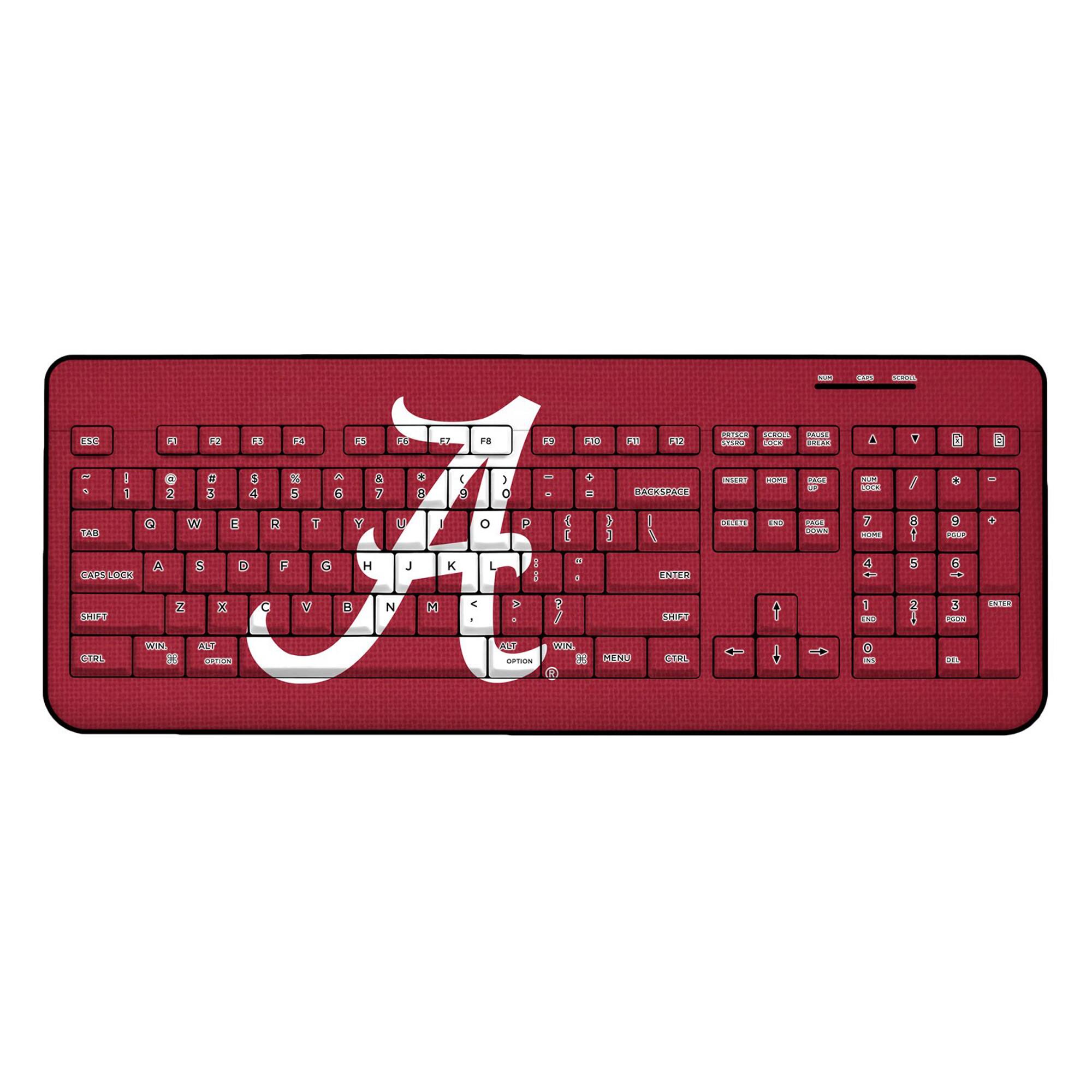 Keyscaper Alabama Crimson Tide Primary Logo Solid Design Wireless ...