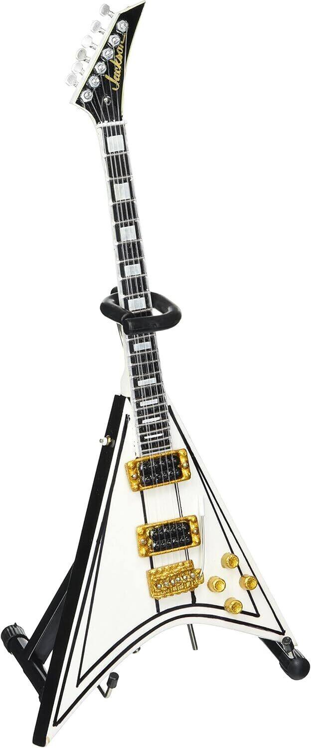 Axe Heaven Randy Rhoads Randy Rhoads Signature White V Mini Guitar ...