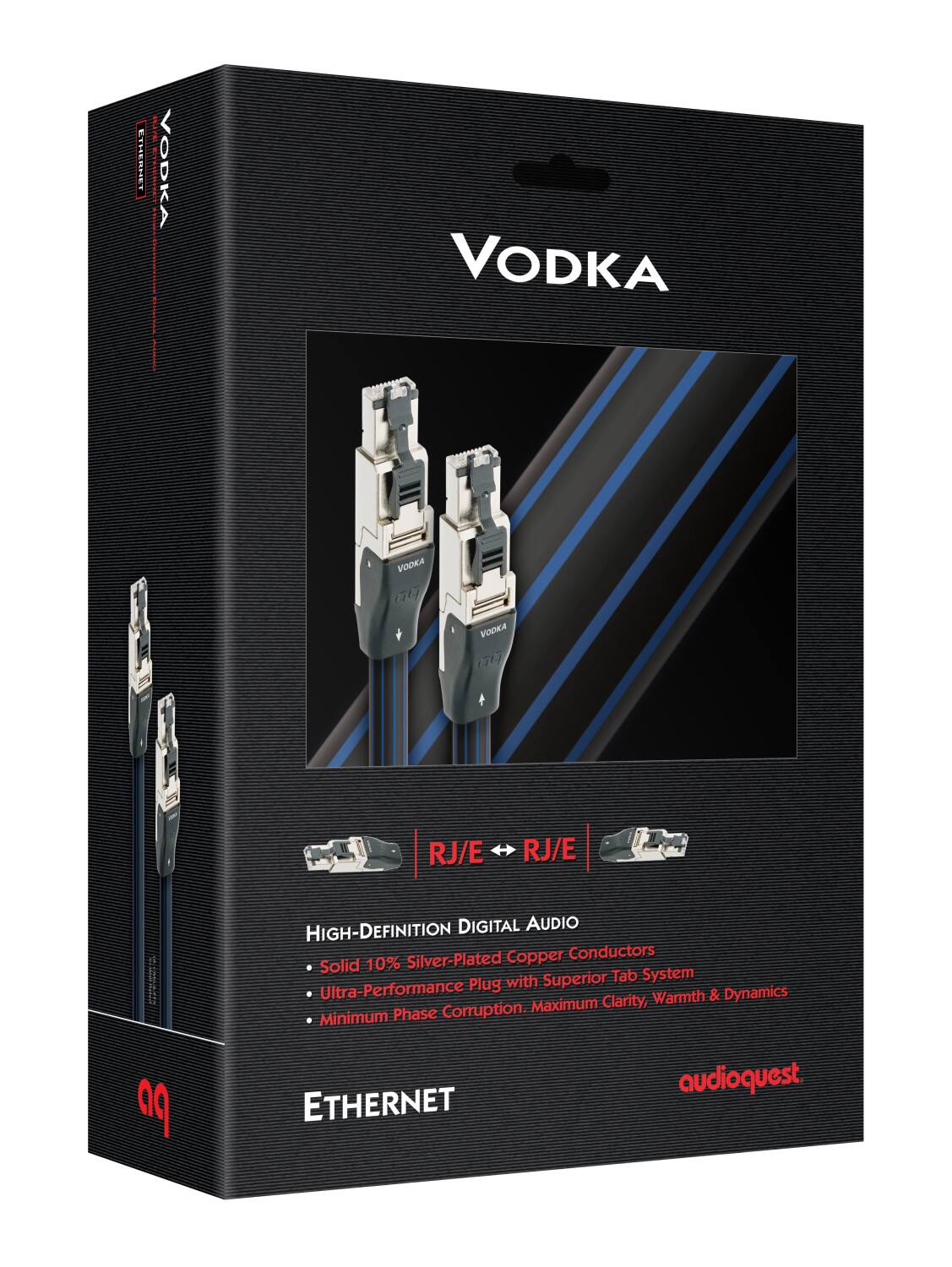 AudioQuest Vodka RJ/E 16.4' Digital Ethernet Cable with RJ45 to RJ45 ...