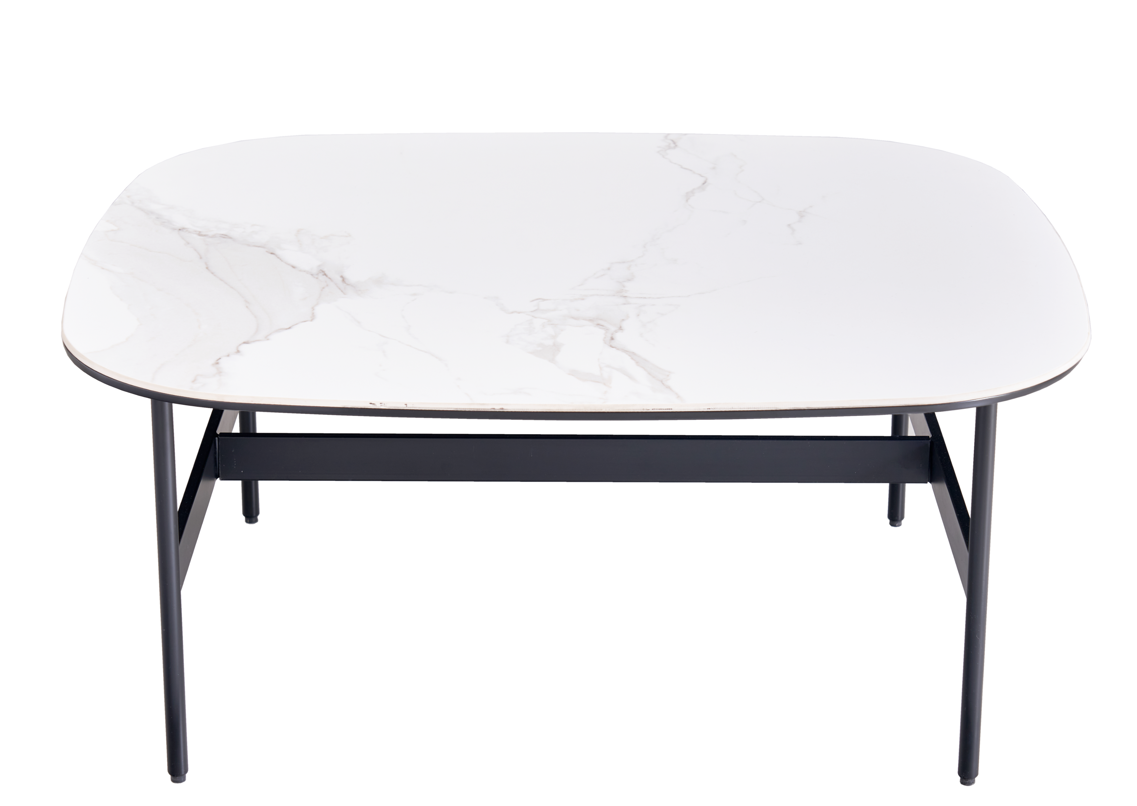 Tiramisubest Small Coffee Table for Living Room,Modern Rock Beam ...