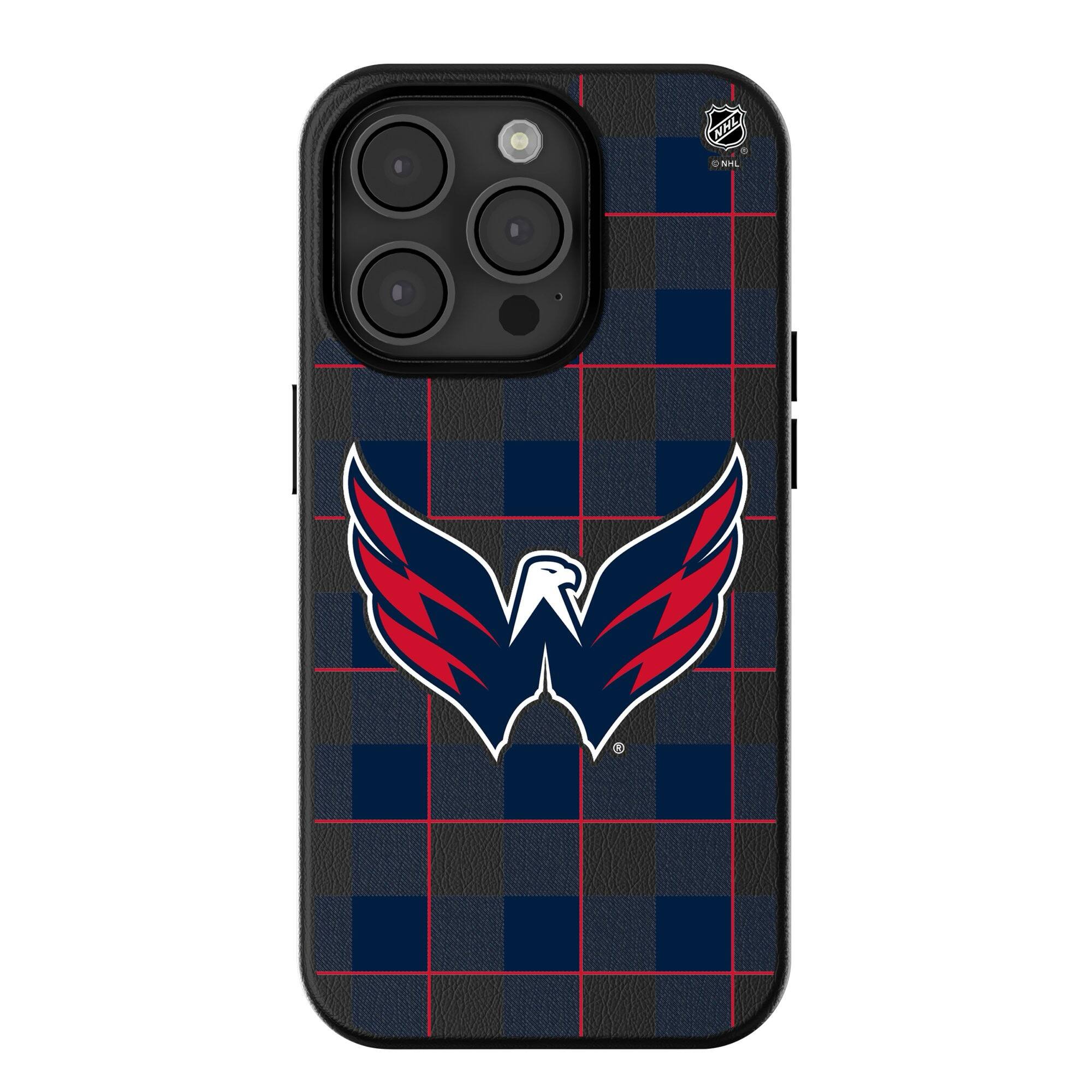 Keyscaper NHL Washington Capitals Plaid iPhone Magnetic Bump Case 14 ...