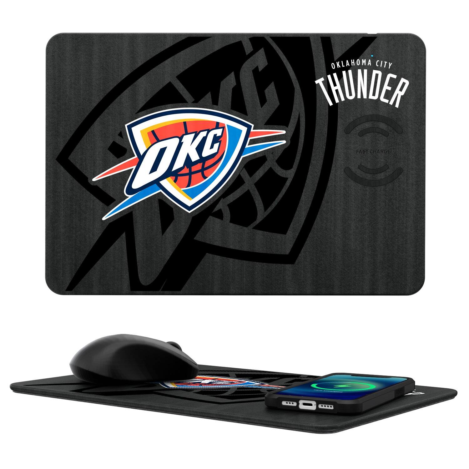 Keyscaper Oklahoma City Thunder Wireless Charger & Mouse Pad Multicolor ...