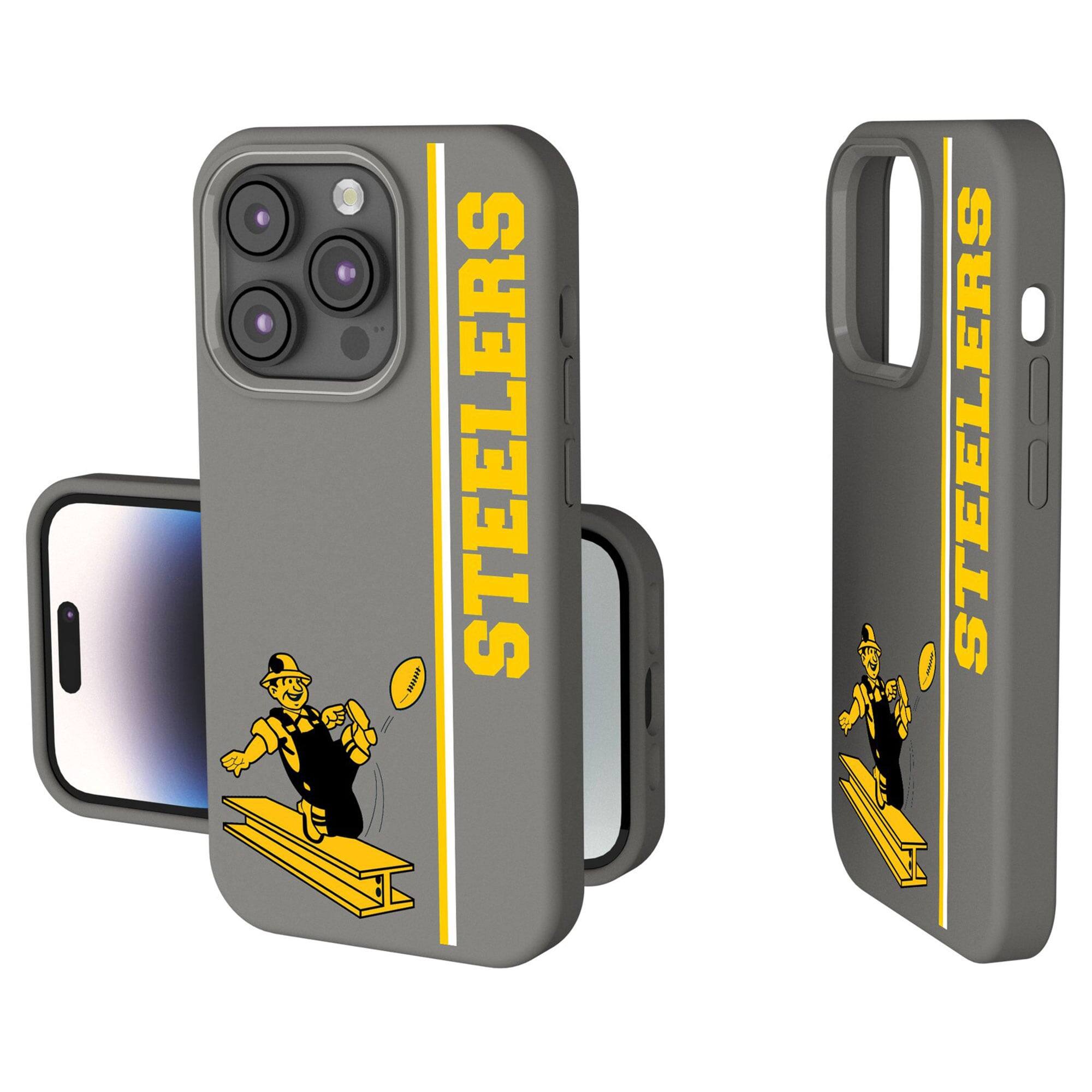 Keyscaper NFL Pittsburgh Steelers Throwback Logo iPhone Soft Touch Case ...