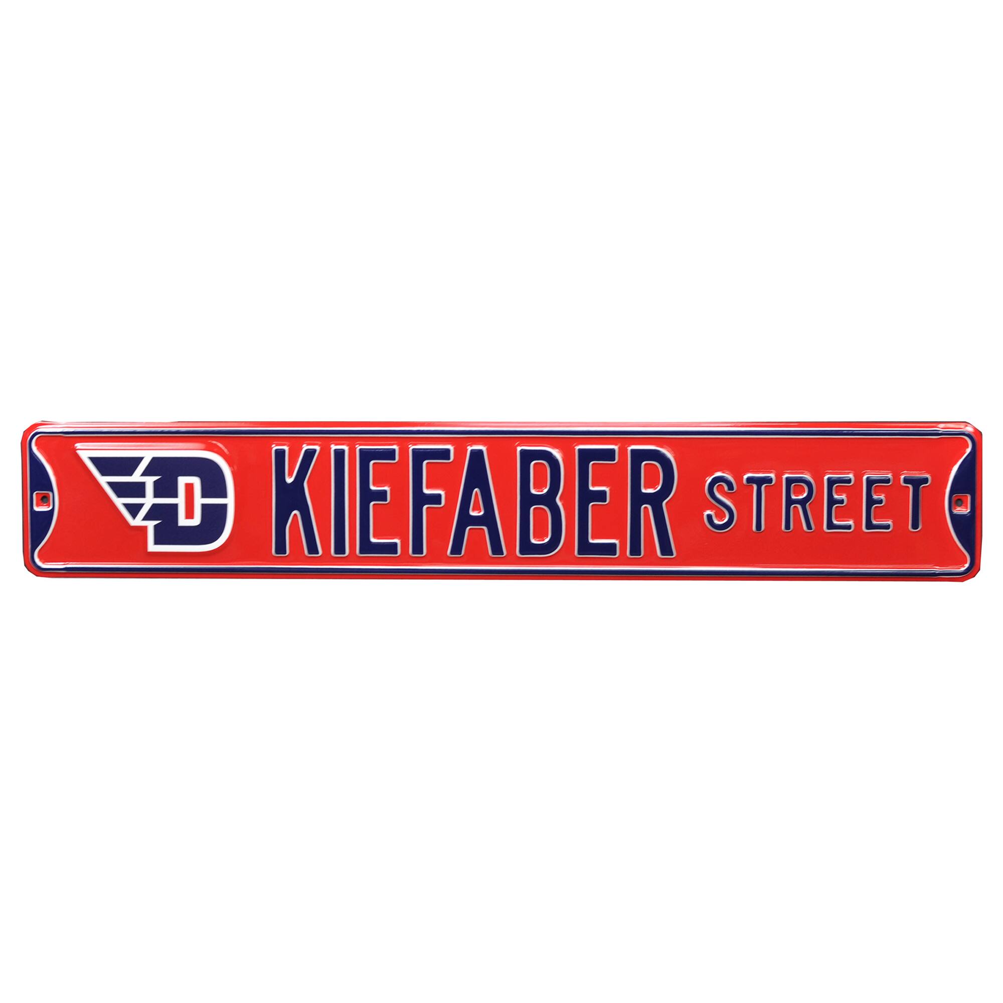Authentic Street Signs Dayton Flyers 6'' x 36'' Steel Street Sign ...