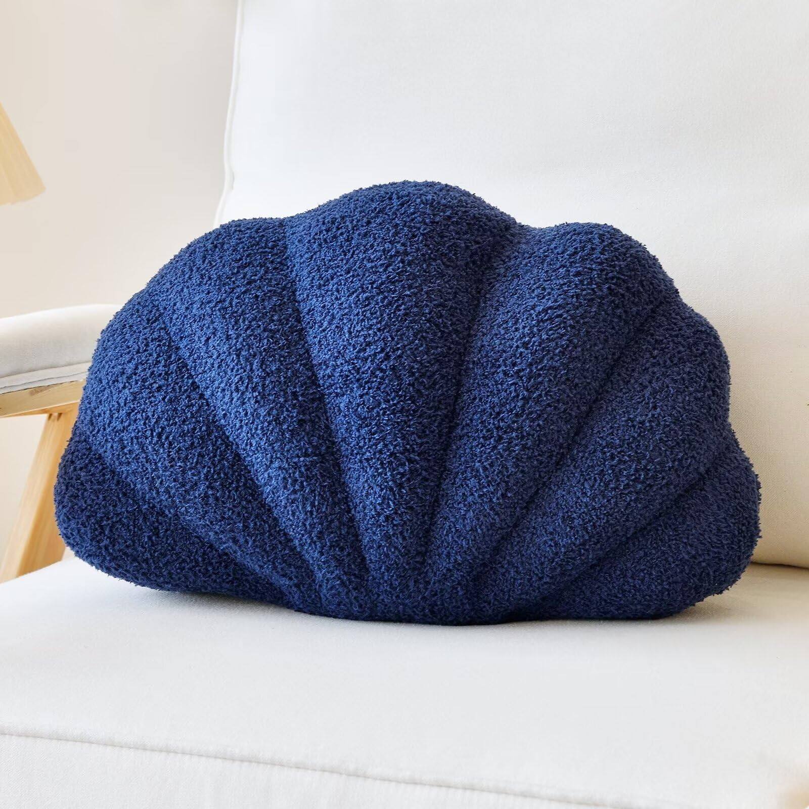 NICHOLAS KLEIN Seashell Throw Pillows Shell Shaped Soft Home Decorative ...