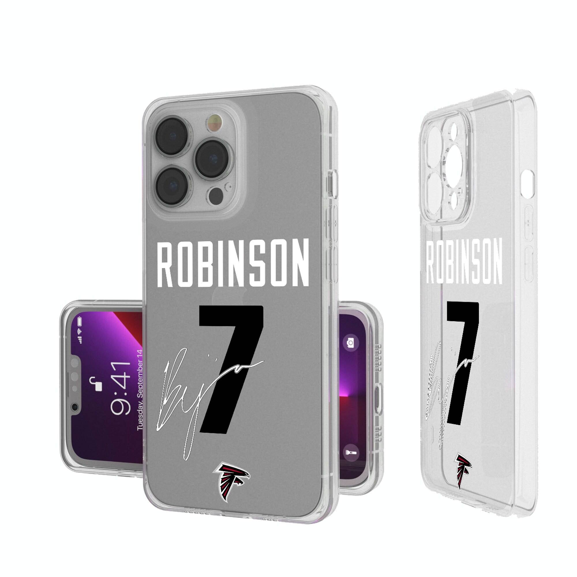 Keyscaper NFL Bijan Robinson Atlanta Falcons iPhone Clear Case 13 mini ...