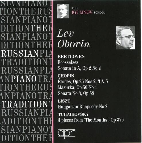 Lev Oborin Russian Piano Tradition Igumnov School COMPACT DISCS [CD ...