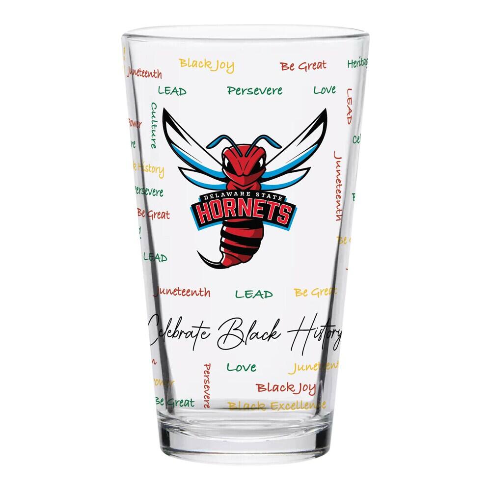 Indigo Falls Delaware State Hornets 16oz. Pint Glass Multicolor ...