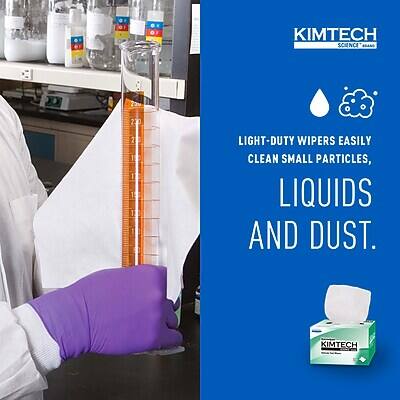 Kimtech SCIENCE KIMWIPES Delicate Task Durable Fibers Cleaning Wipers ...