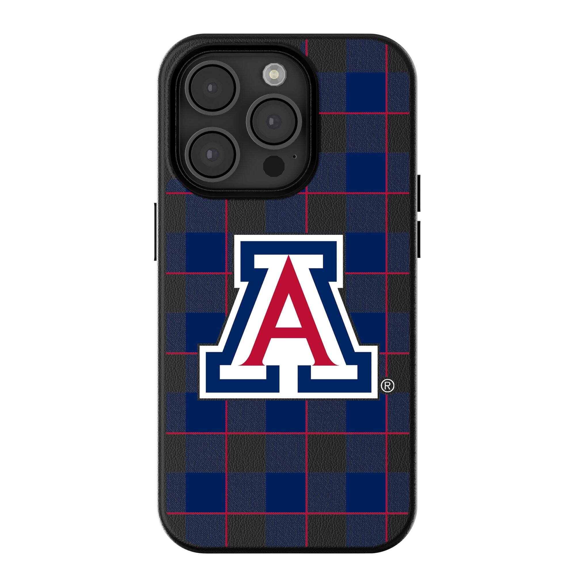 Keyscaper NCAA Arizona Wildcats Plaid Magnetic Bump iPhone Case 16 Pro ...