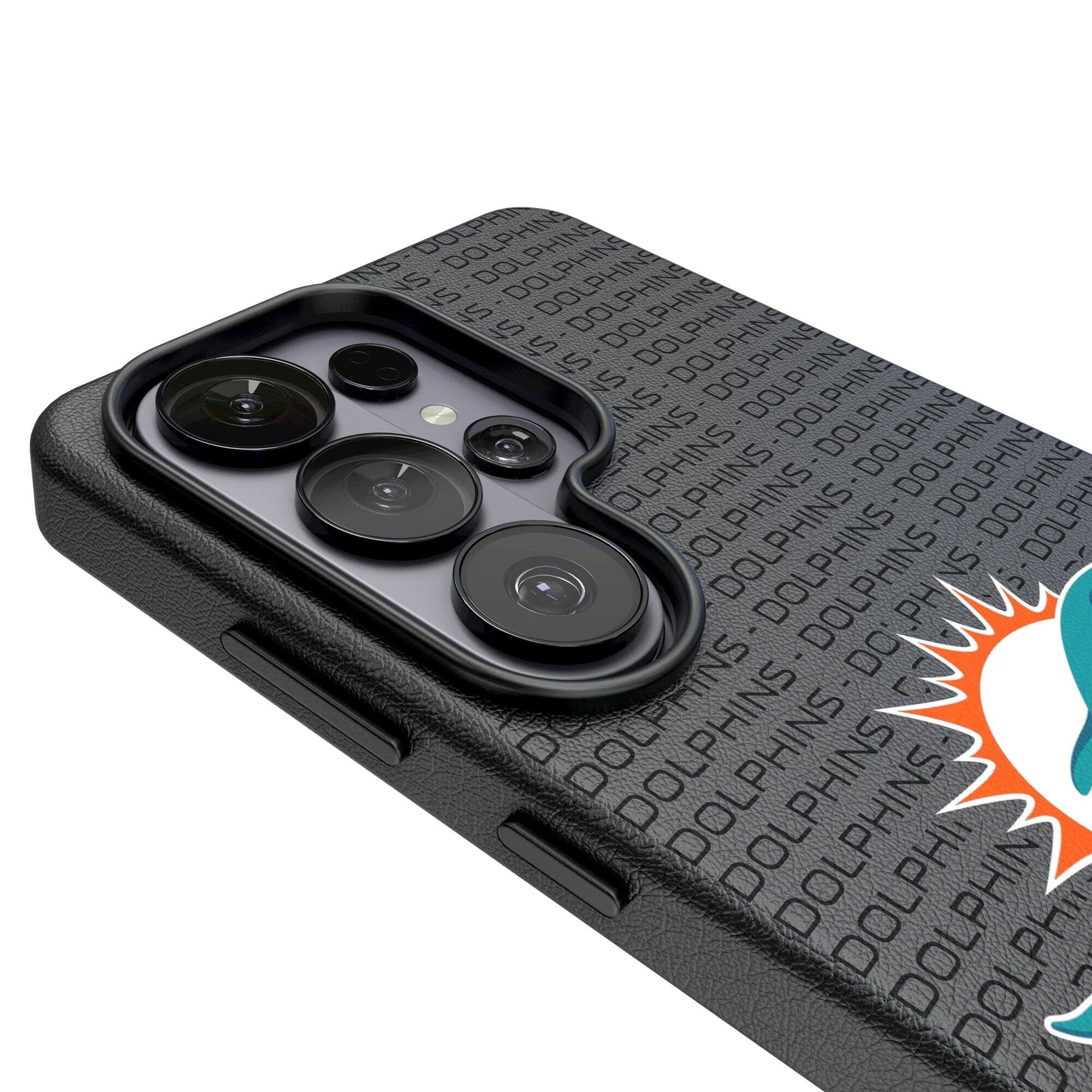 Keyscaper NFL Miami Dolphins Text Backdrop Galaxy Magnetic Bump Case ...