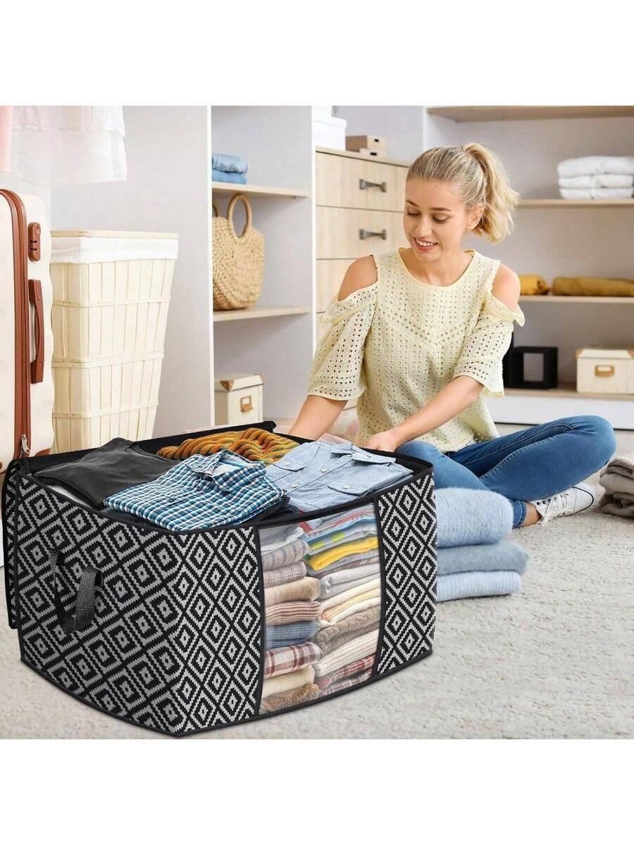 Live At Space Direct 100L, 3 Pack, Storage Containers, Large Clothes ...