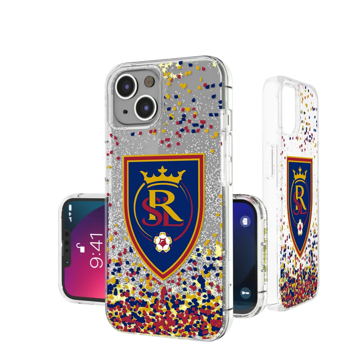 Keyscaper MLS Real Salt Lake iPhone Confetti Glitter Design Case 14 ...