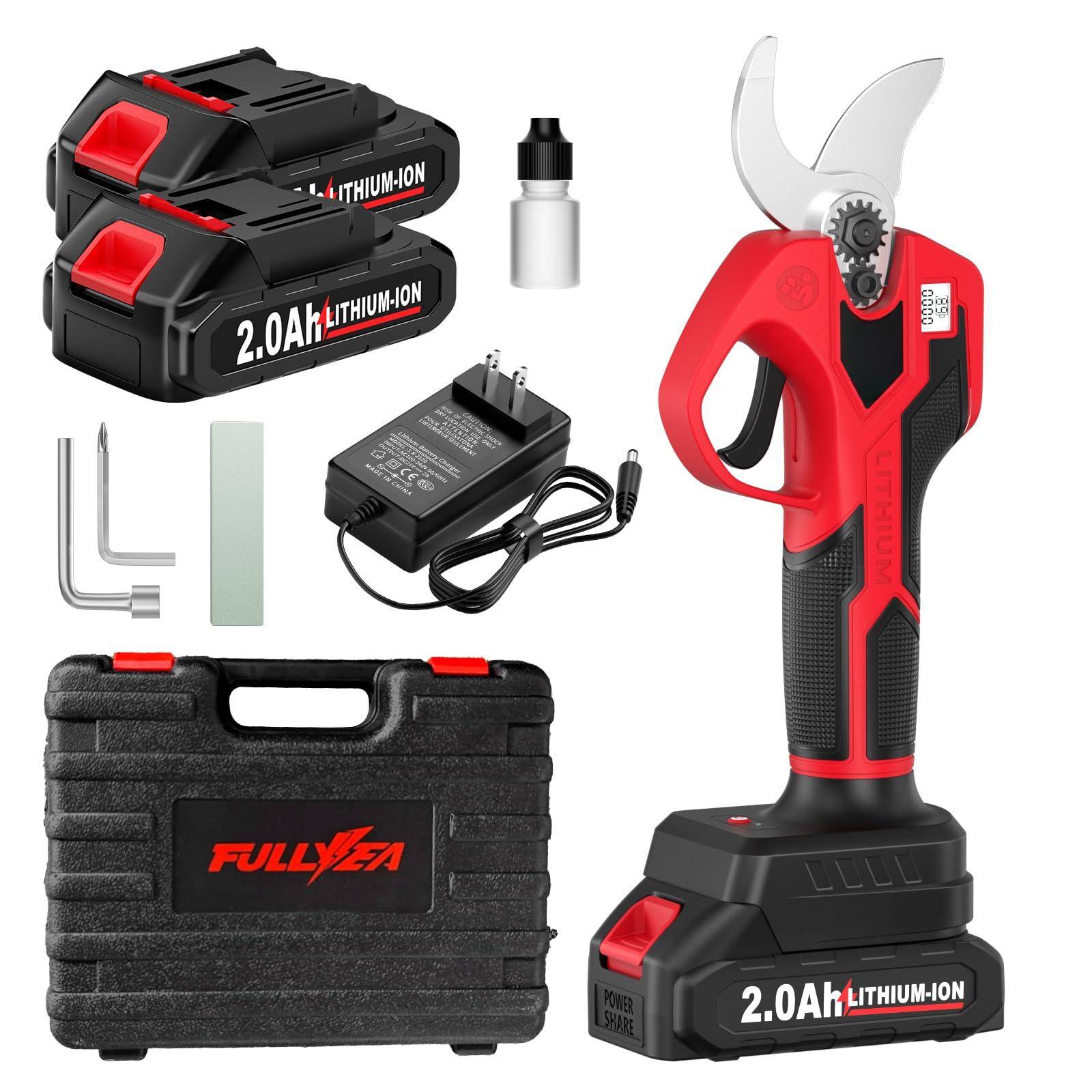 JETRANSPORT Electric Pruning Shears Cordless 1.4" Diameter Shear With ...