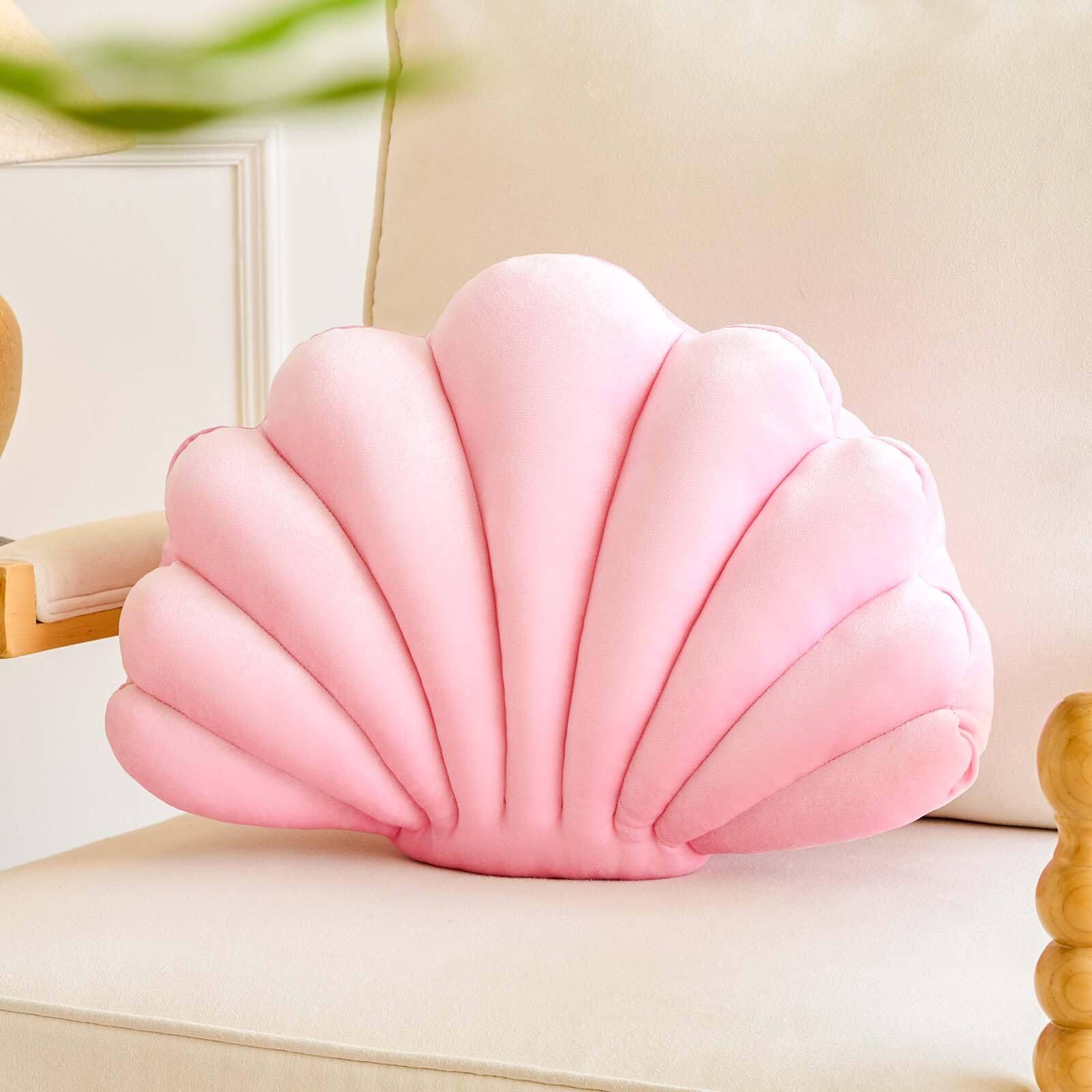 NICHOLAS KLEIN Seashell Throw Pillows Shell Shaped Soft Home Decorative ...