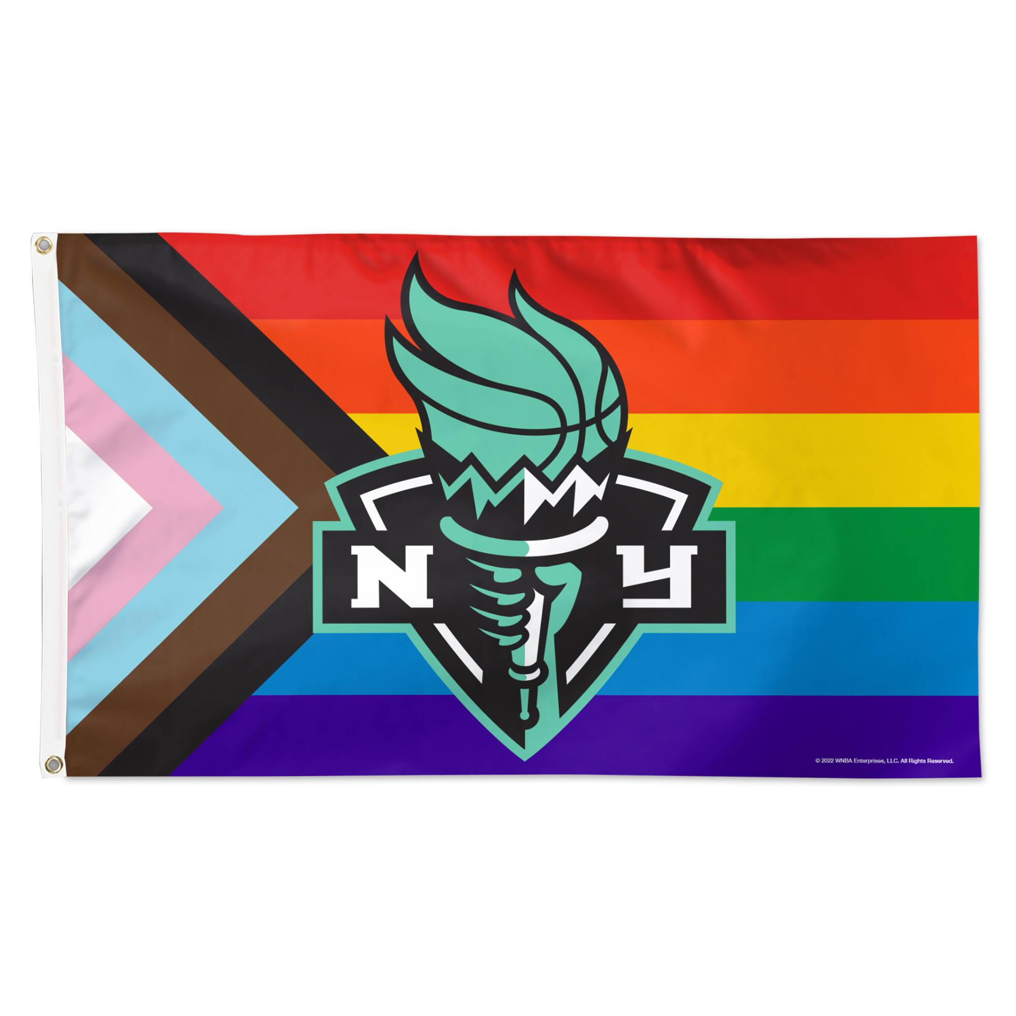 WinCraft NY Liberty 3' x 5' Pride Single Sided Flag Multicolor 4982214 ...