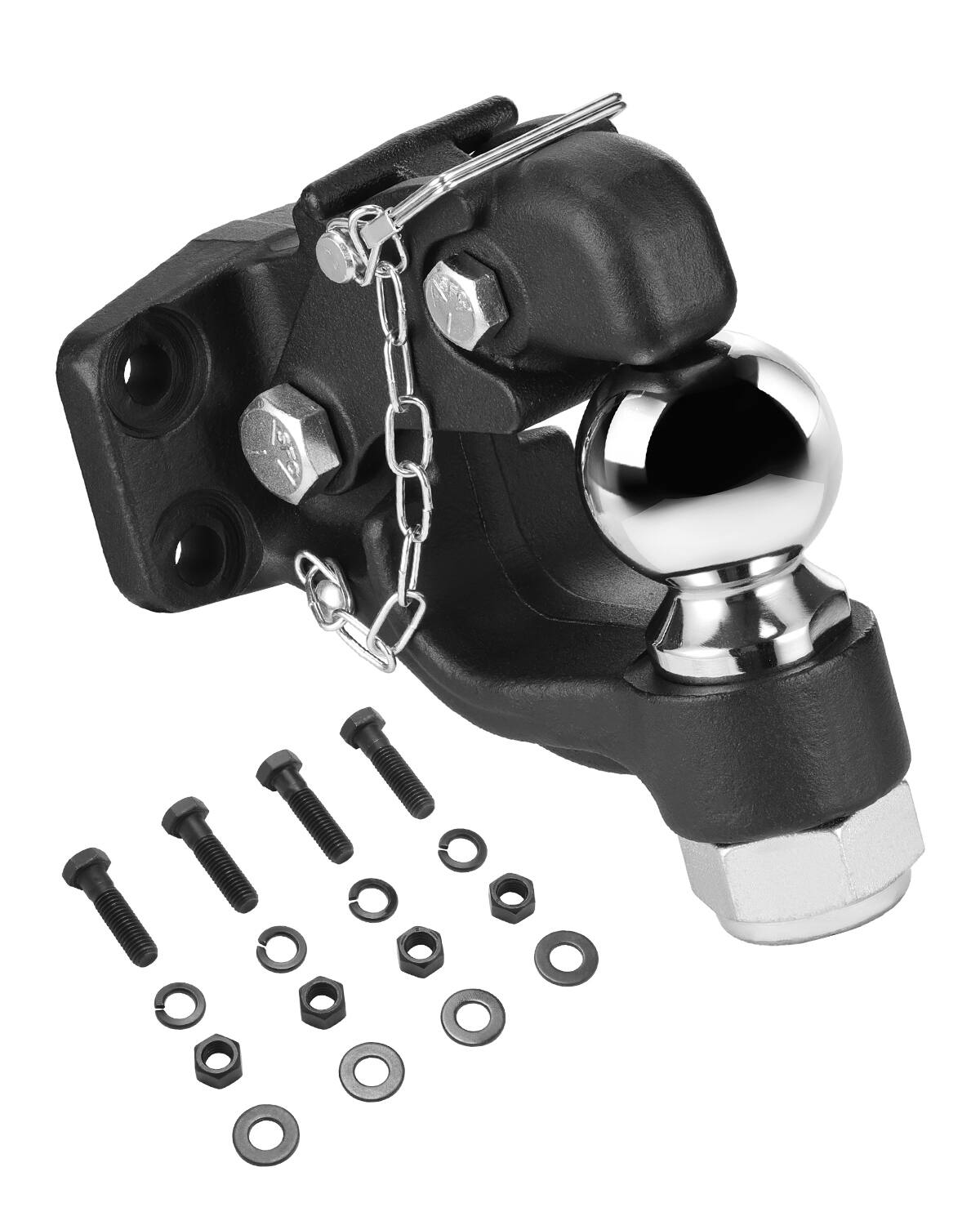 VEVOR Pintle Hook, 20000 lbs Towing Capacity, Trailer Hitches Receiver ...