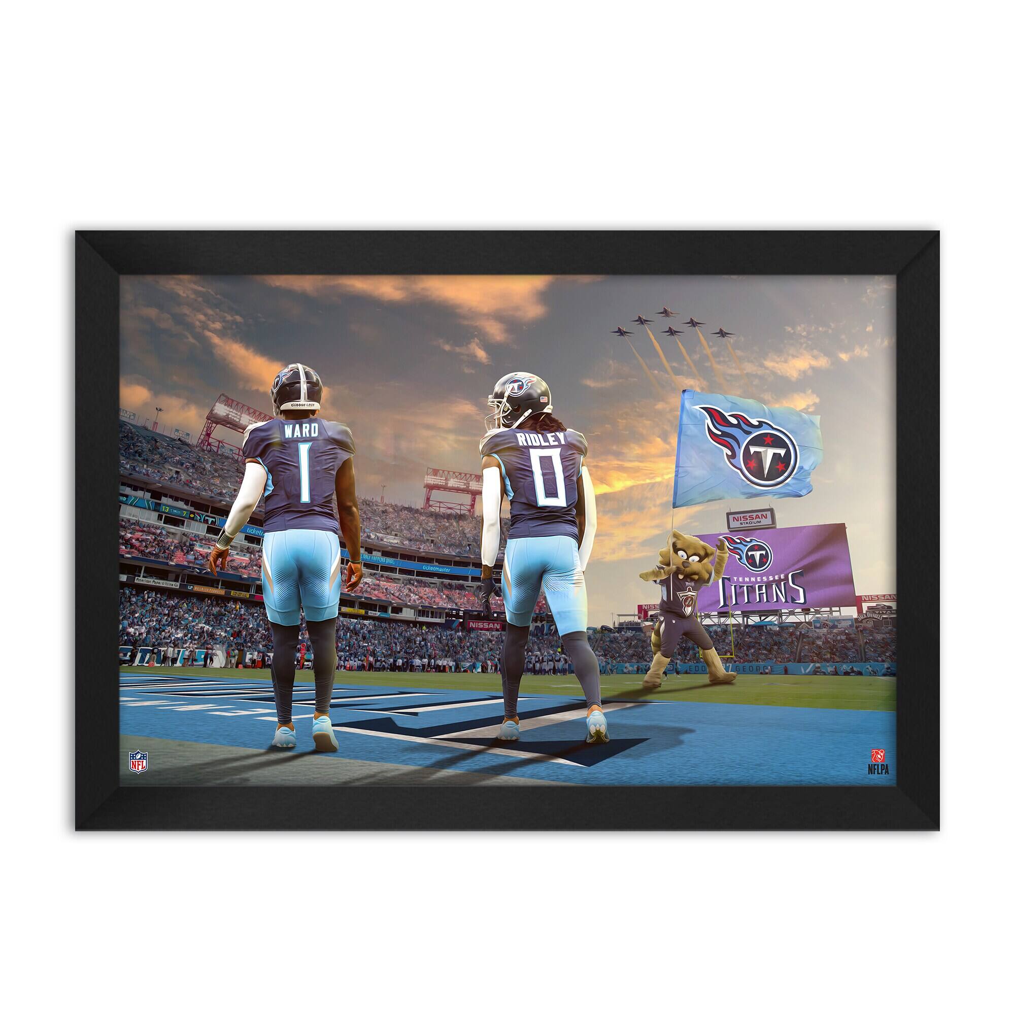 Sporticulture Cam Ward and Calvin Ridley Tennessee Titans Framed Two ...