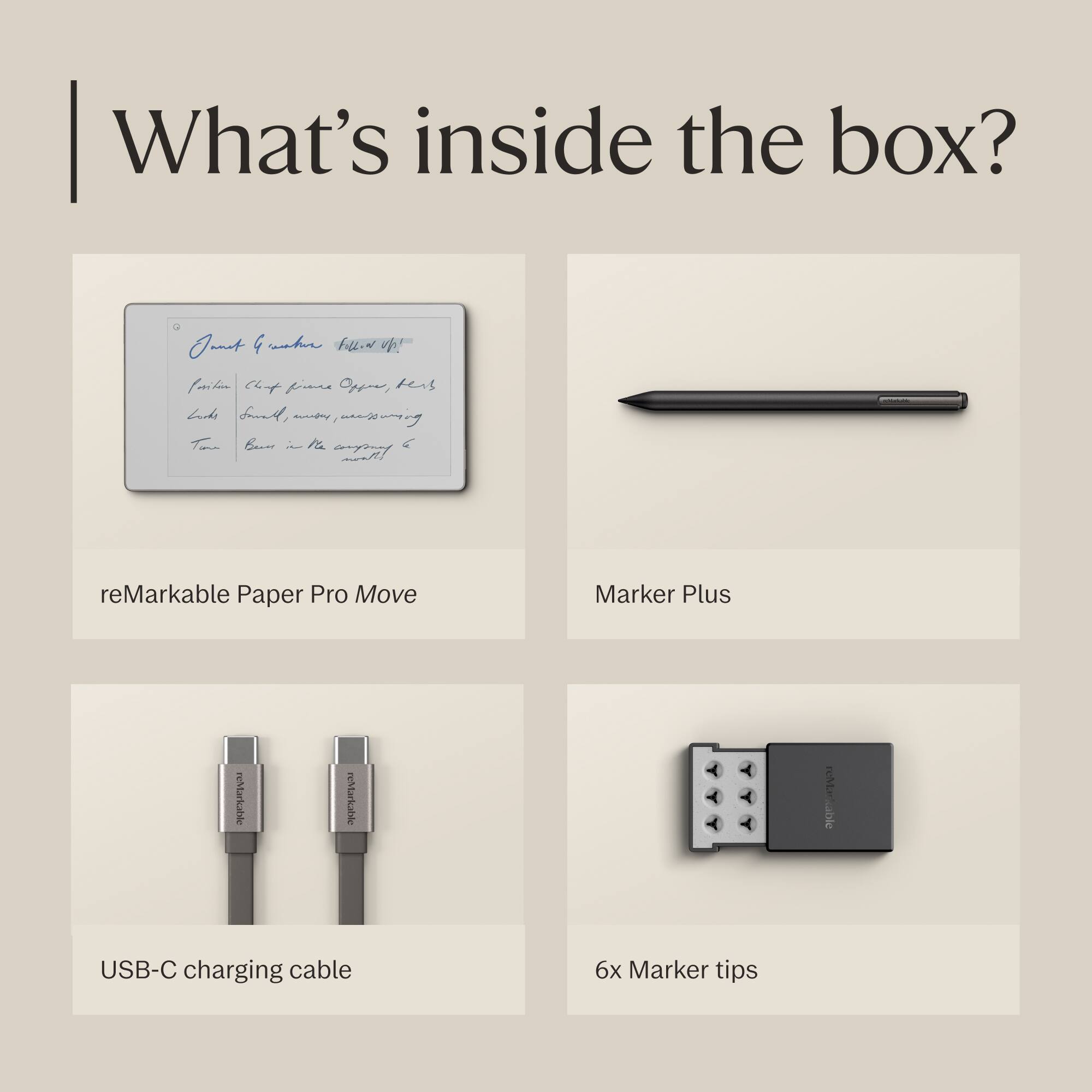 reMarkable Paper Pro Move 7.3" Paper Tablet with Marker Plus Silver ...