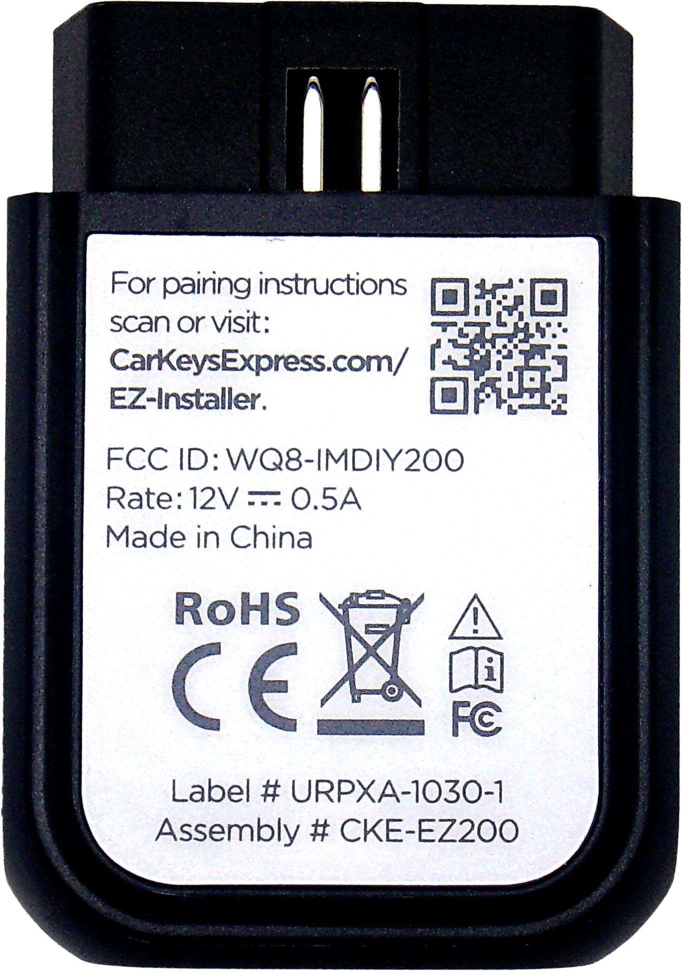 Car Keys Express Universal EZ Installer OBD Programming Device Black ...