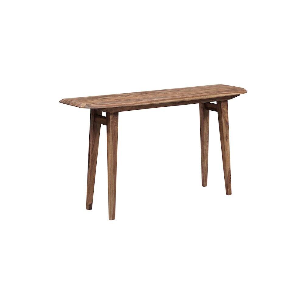 Porter Designs Fusion Solid Sheesham Wood Console Table Natural ...