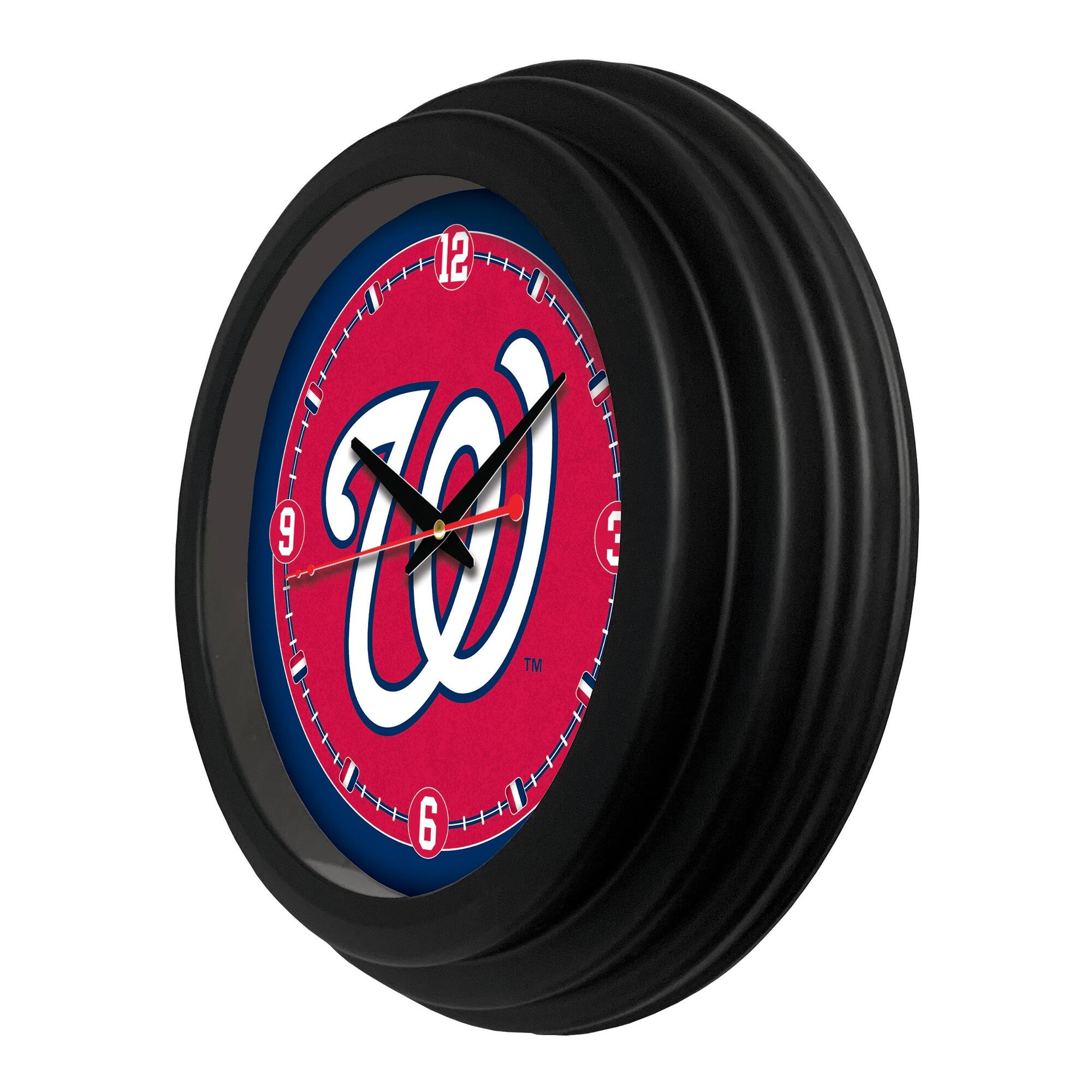 Holland Bar Stool Co. Washington Nationals 15" Traditional Wall Clock ...
