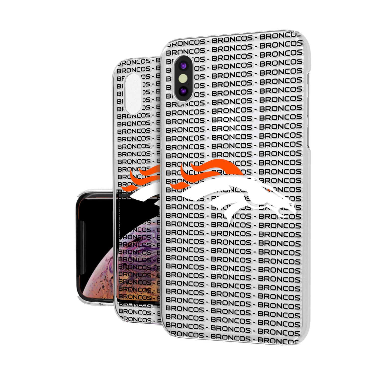 Keyscaper NFL Denver Broncos iPhone Clear Text Backdrop Design Case 16 ...
