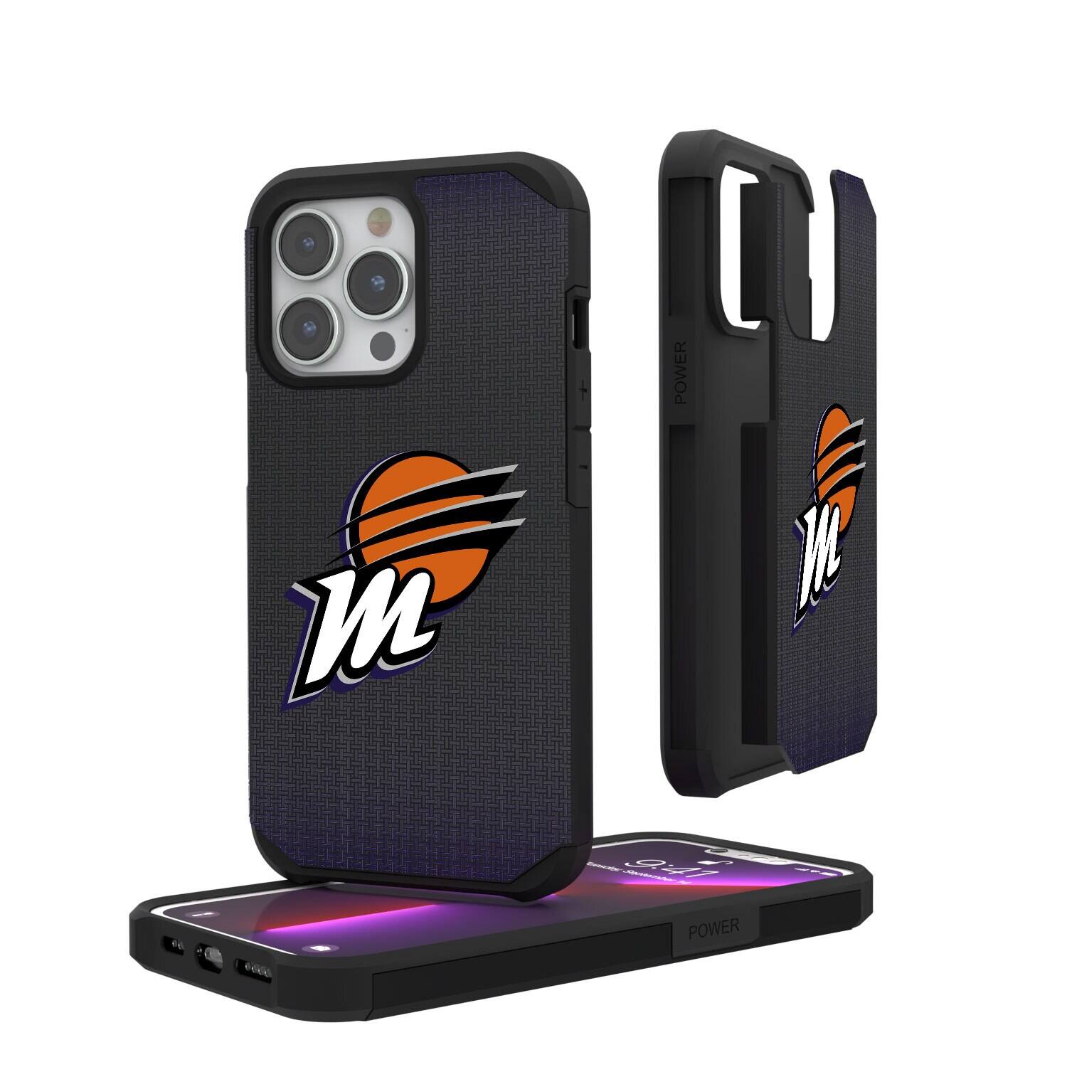 Keyscaper WNBA Phoenix Mercury Linen Logo iPhone Rugged Case 13 Black ...