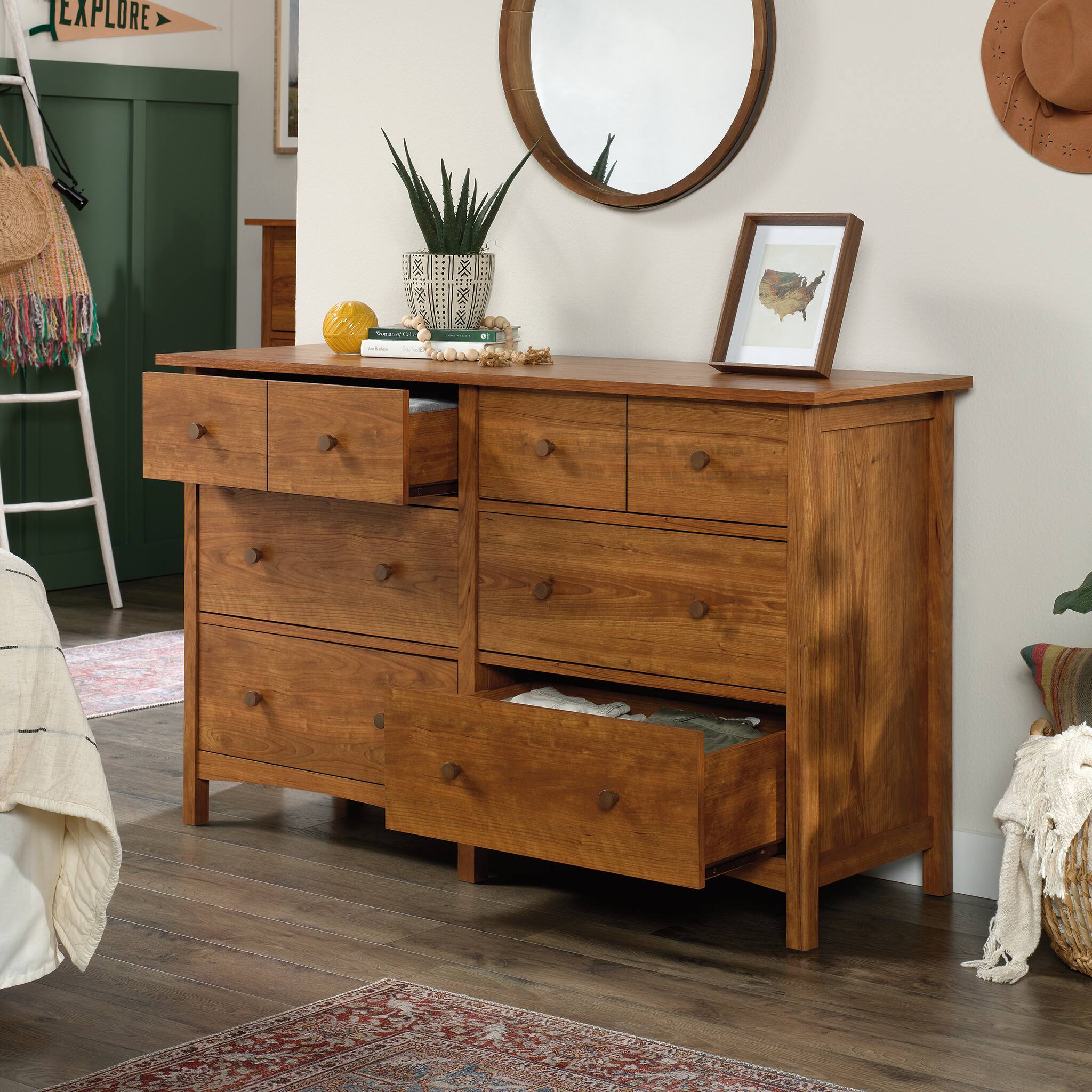 Plain wooden dresser store