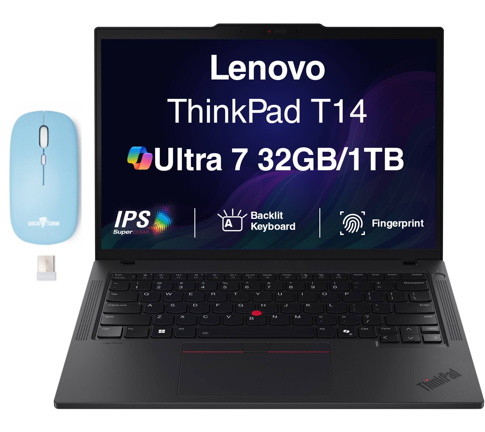 Lenovo ThinkPad T14 Laptop 14.0 WUXGA Display (Ultra 7 255U, 32GB, 1TB ...