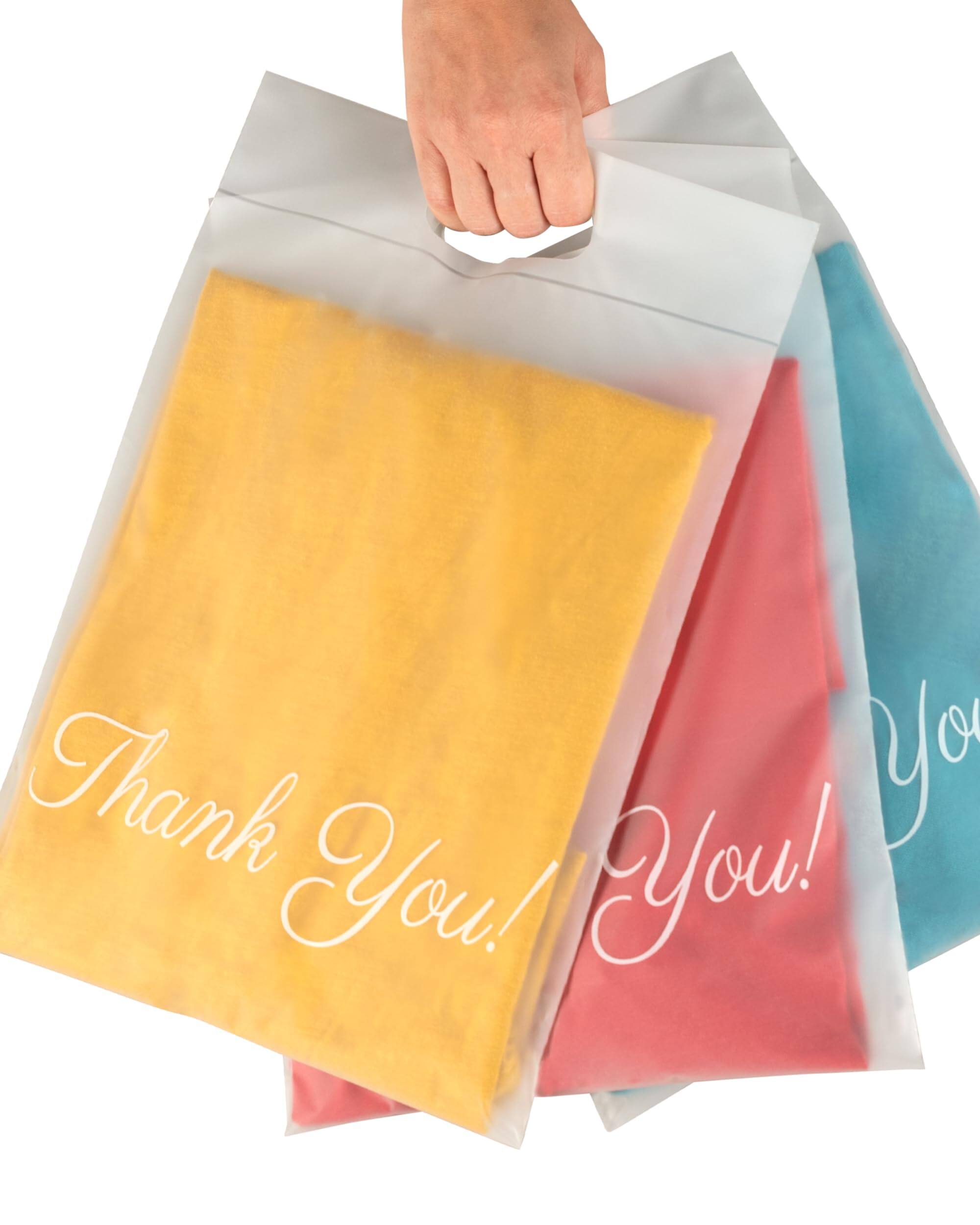 NICHOLAS KLEIN Frosted T Shirt Bags 100 Shipping For Clothes Thank You ...