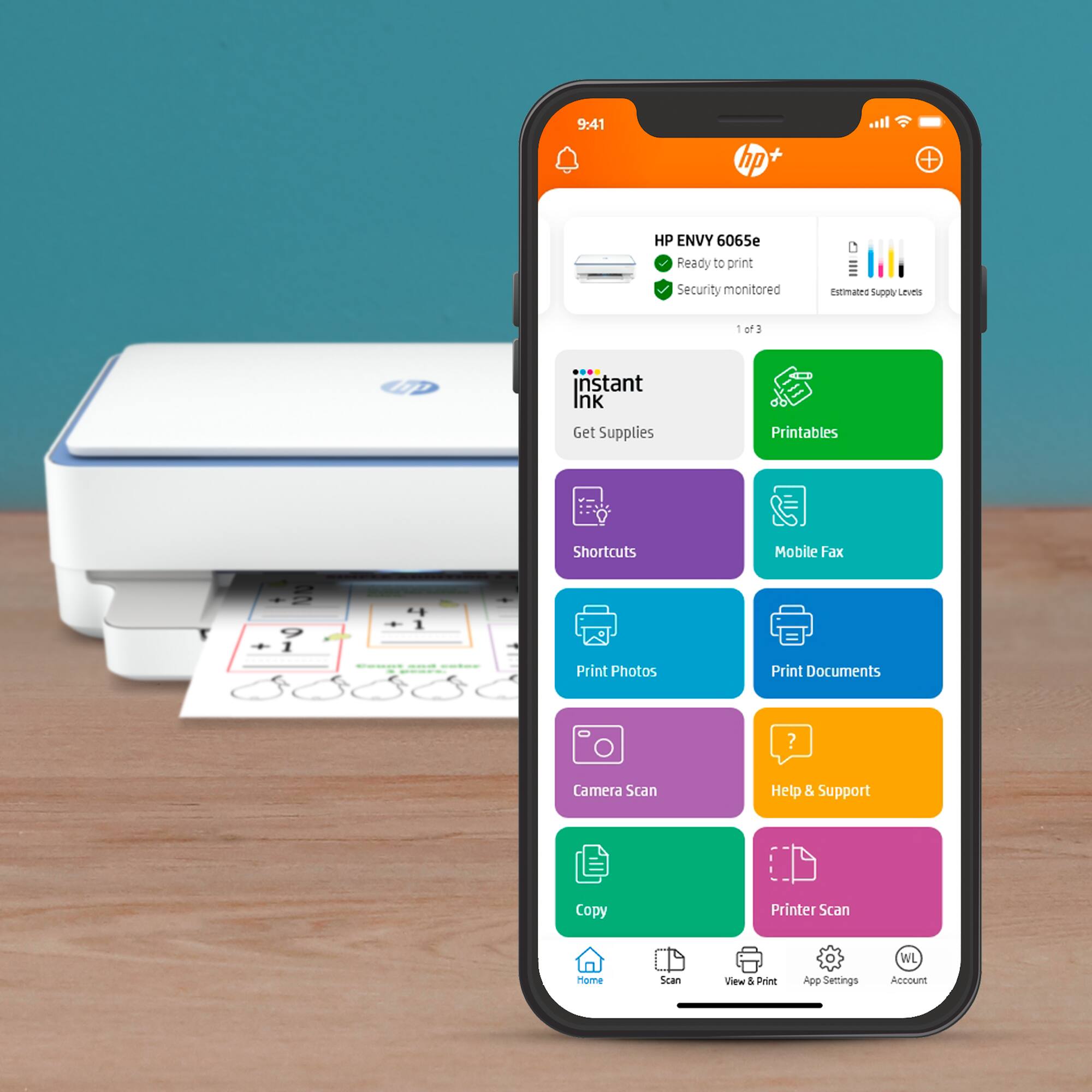 Customer Reviews: HP ENVY 6065e Wireless All-in-One Inkjet Printer Refurbished White Envy 6065e ...